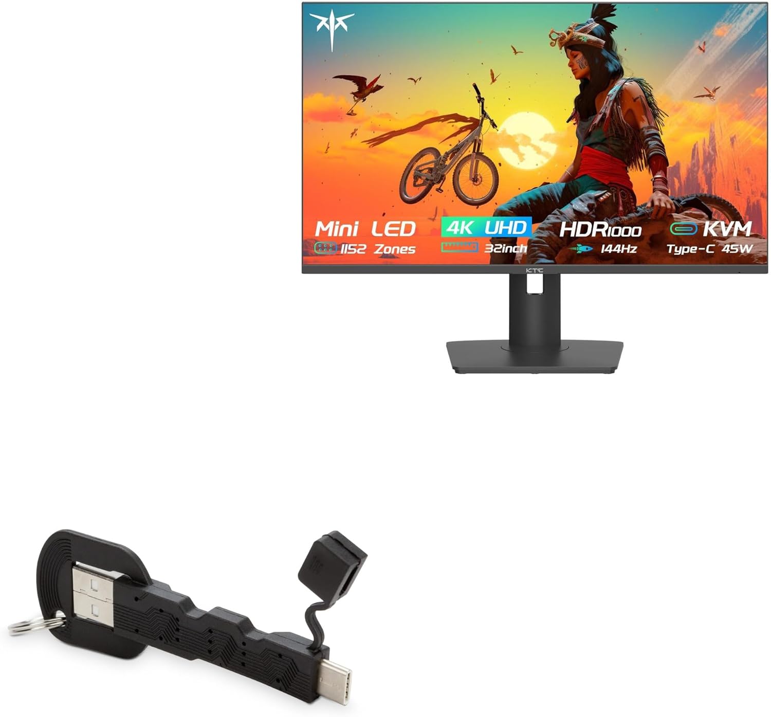Amazon.com: BoxWave Cable Compatible with KTC M32P10 Gaming Monitor (32 ...