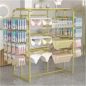 Amazon.com: WIGING Metal Underwear Racks, Freestanding Clothing Store ...