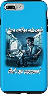 Amazon.com: iPhone 7 Plus/8 Plus Software Developer Computer Engineer Funny Programmer Coffee ...
