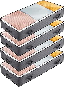 Amazon.com: Deep Impact Under Bed Storage Containers, 90L 4 Pack ...