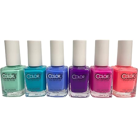 Amazon.com : Color Club Pastel Nail Lacquer Set of 6 - Top Notch Nail ...