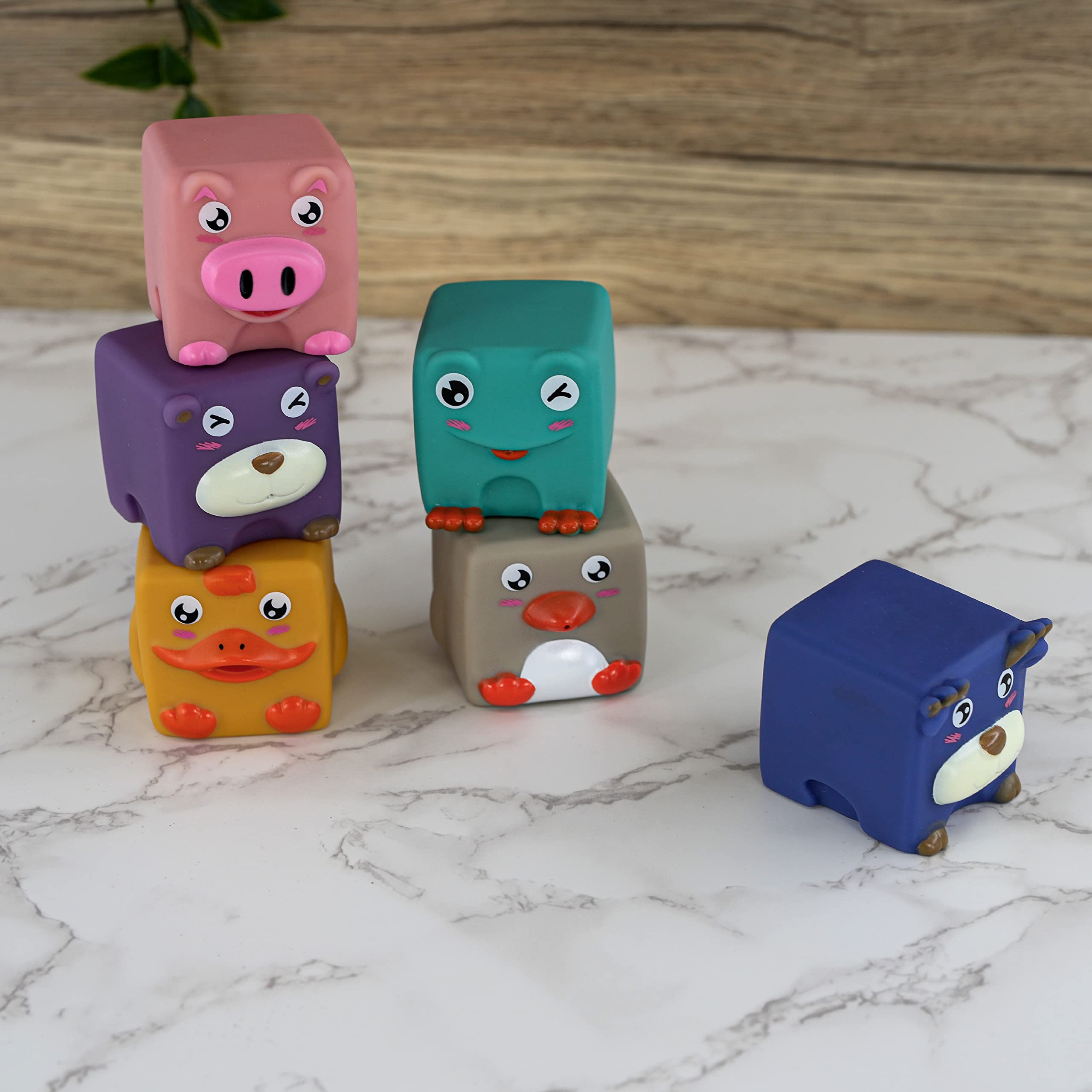 Non Toxic Plastic Nesting Blocks Safe Silicone Educational Building