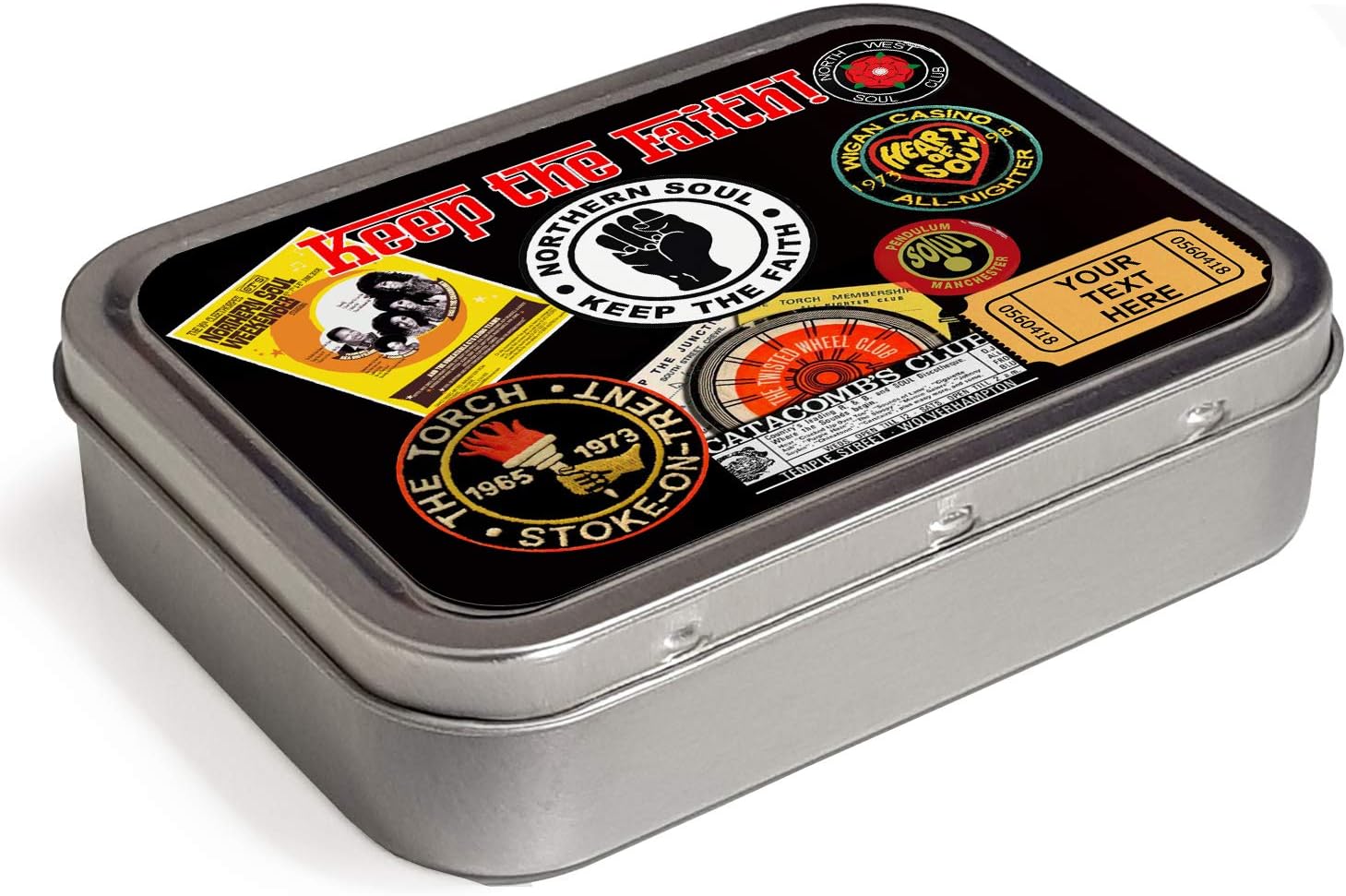 Personalised Northern Soul 2oz Tobacco Tin | Baccy Storage | Pill Box ...