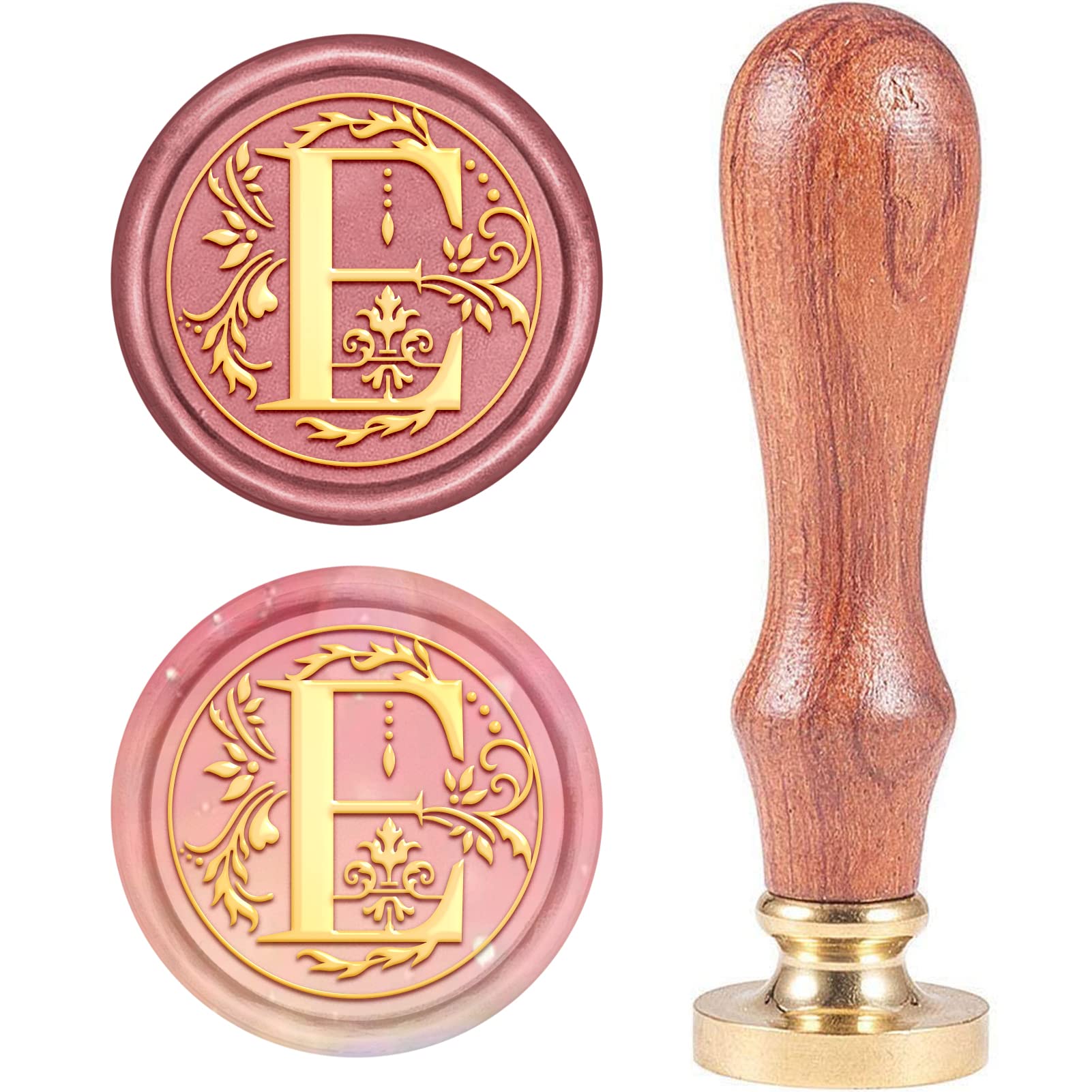Amazon.com: CRASPIRE Letter E Wax Seal Stamp Vintage Alphabet Initial ...