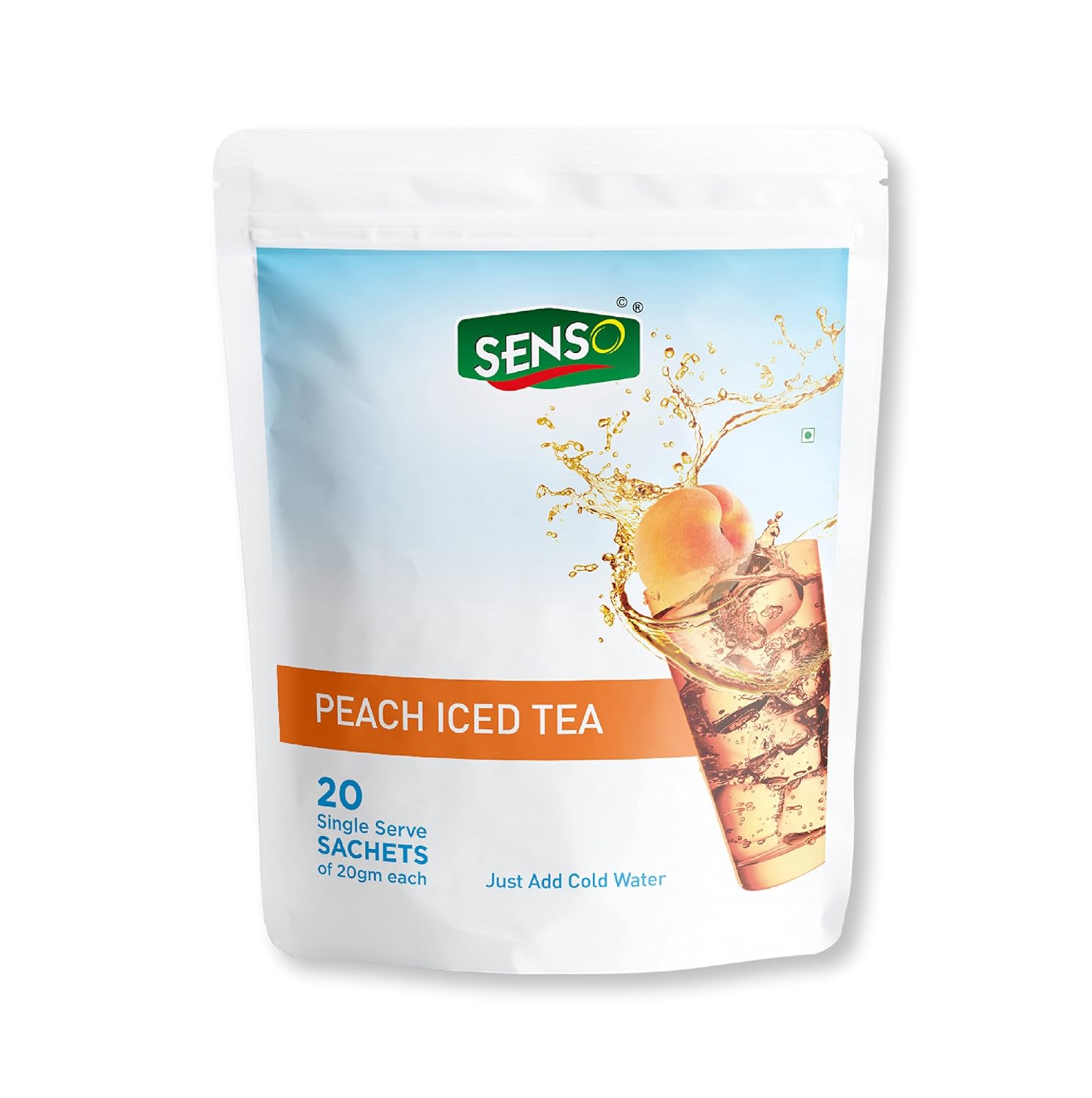 Senso Peach Ice Tea Premix (20 Sachets 20g) Ready Mix Tea | Ice Tea Ice ...