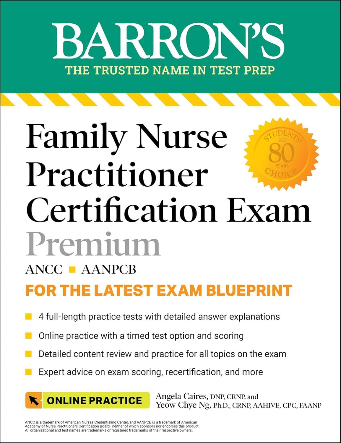 Family Nurse Practitioner Certification Exam Premium: 4 Practice Tests ...