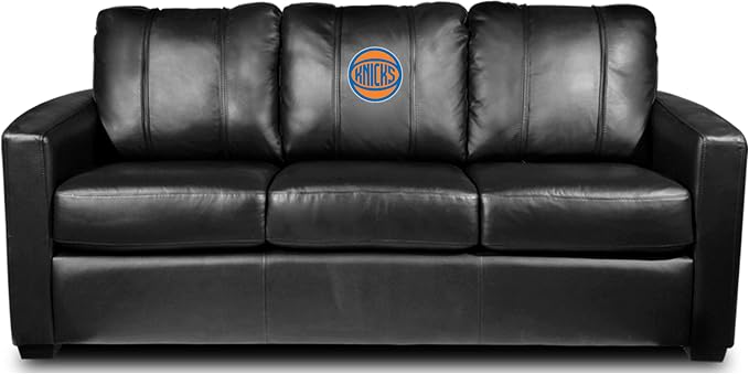 Amazon.com: Dreamseat New York Knicks NBA Silver Sofa with Secondary ...