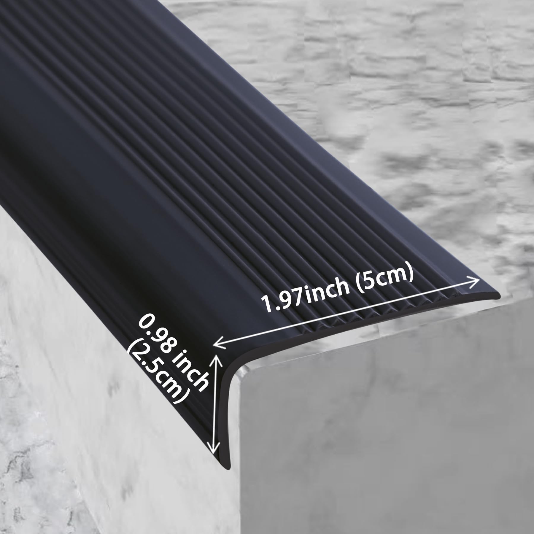 Snapklik.com : Coengwui Peel And Stick Anti-Slip Stair Nosing For ...