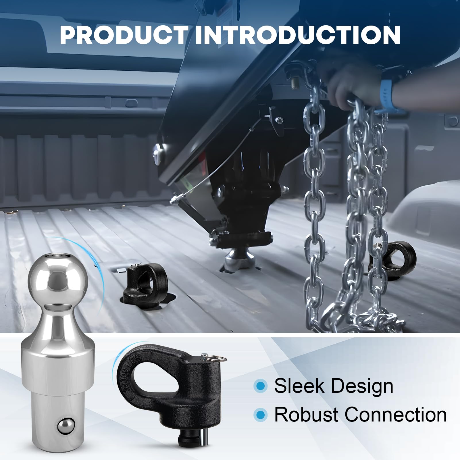 Snapklik.com : 60692 Puck System Gooseneck Ball Hitch Kit, 2-5/16 Inch ...