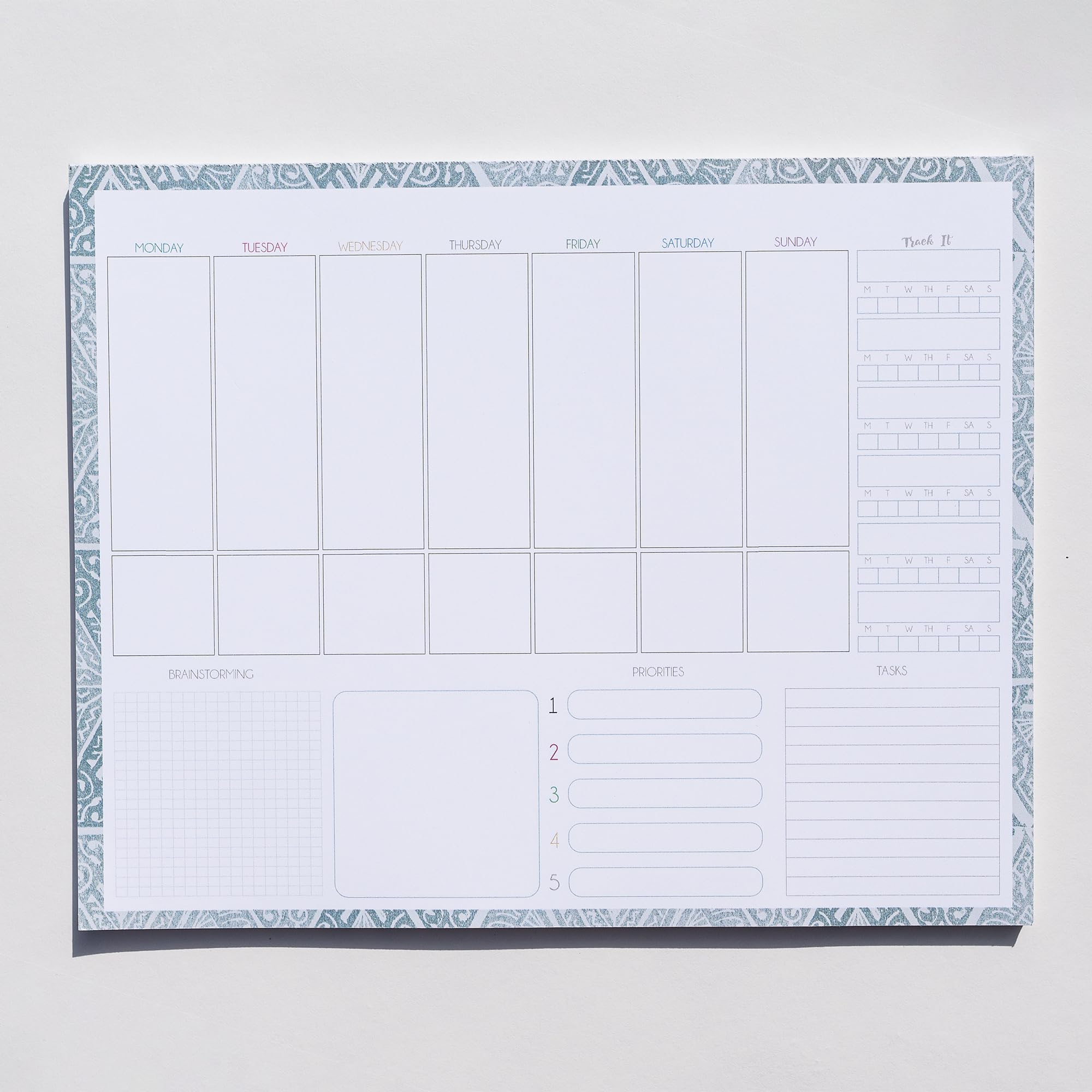 Columns With Vertical Weekly Planners