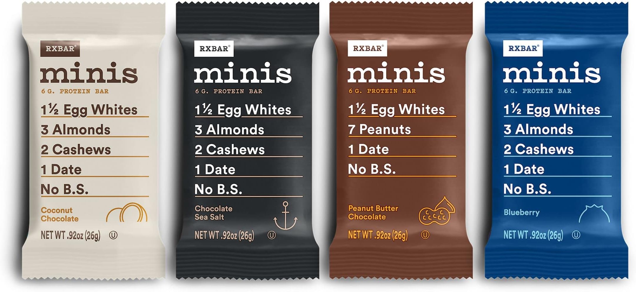 Amazon.com: RXBAR Protein Bars, Protein Snacks, Snack Bars, Variety ...