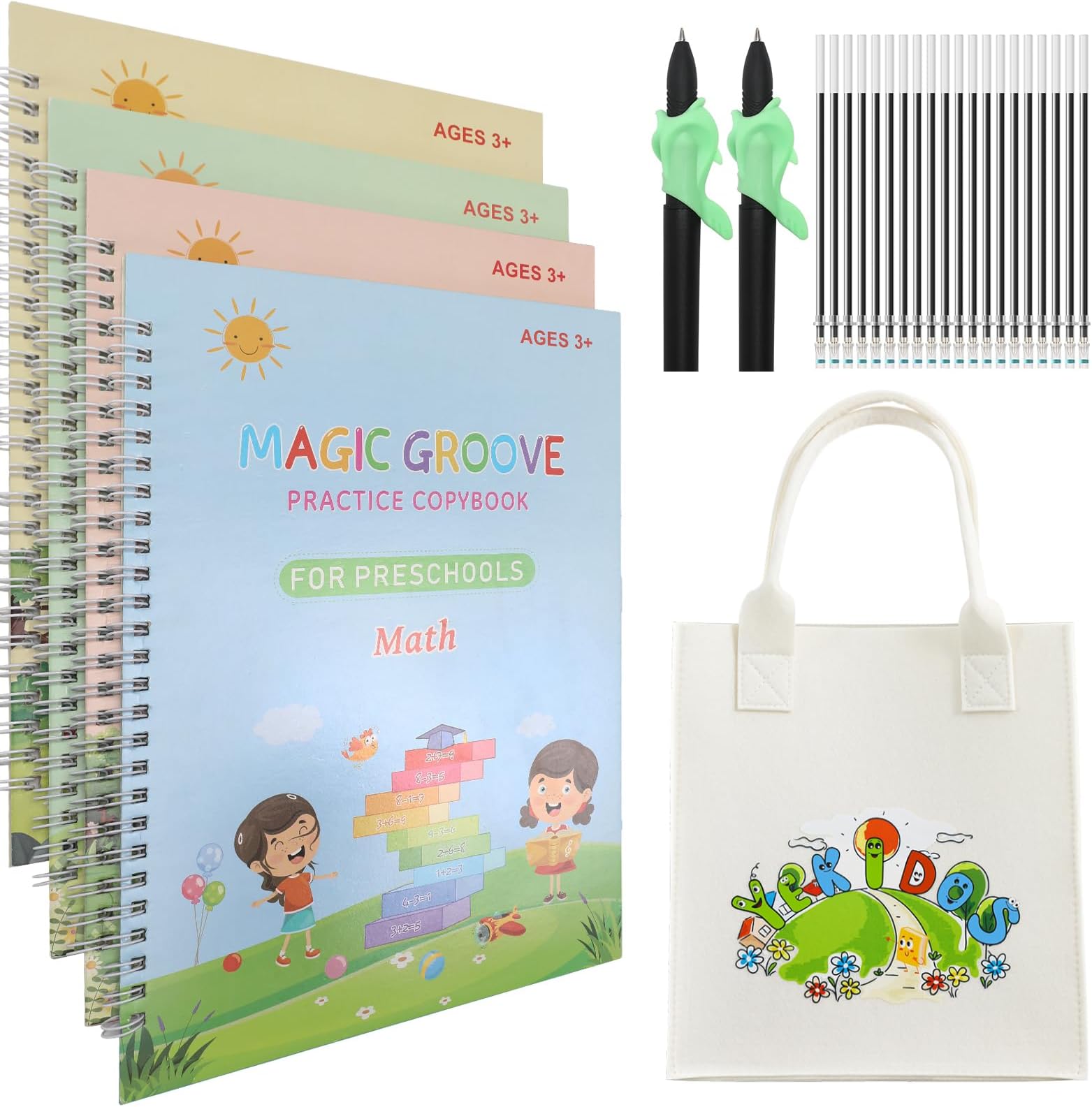 Amazon.com: 29 in 1 Magice Practice Copybook Kids Handwriting Book Hand ...