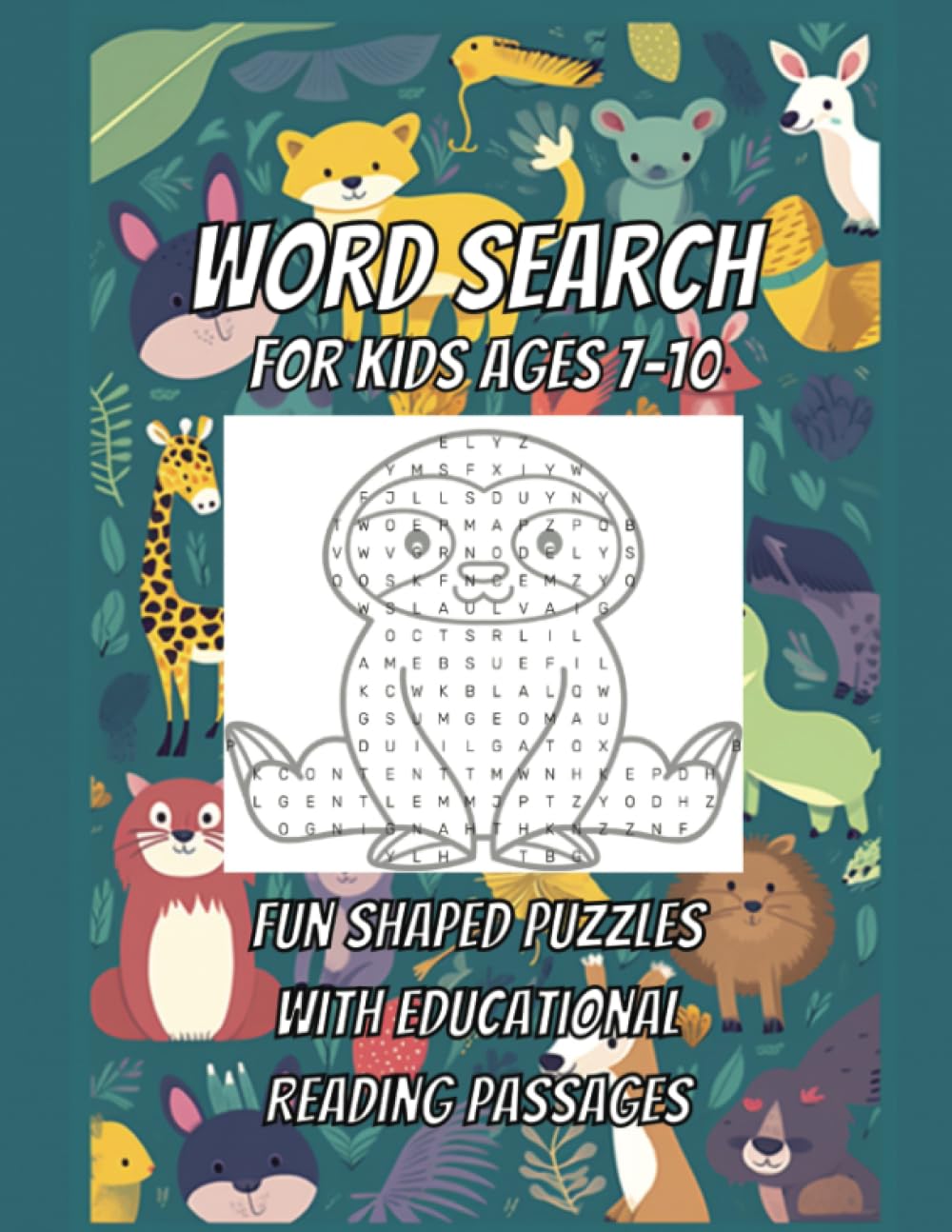 Buy Word Search For Kids Ages 7-10: Fun Shaped Puzzles with Educational ...