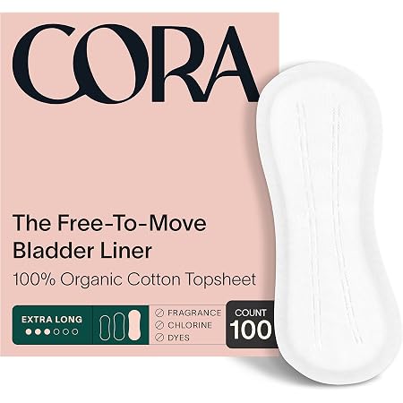 Amazon.com: Cora Ultra Thin Organic Bladder Liners | Incontinence ...