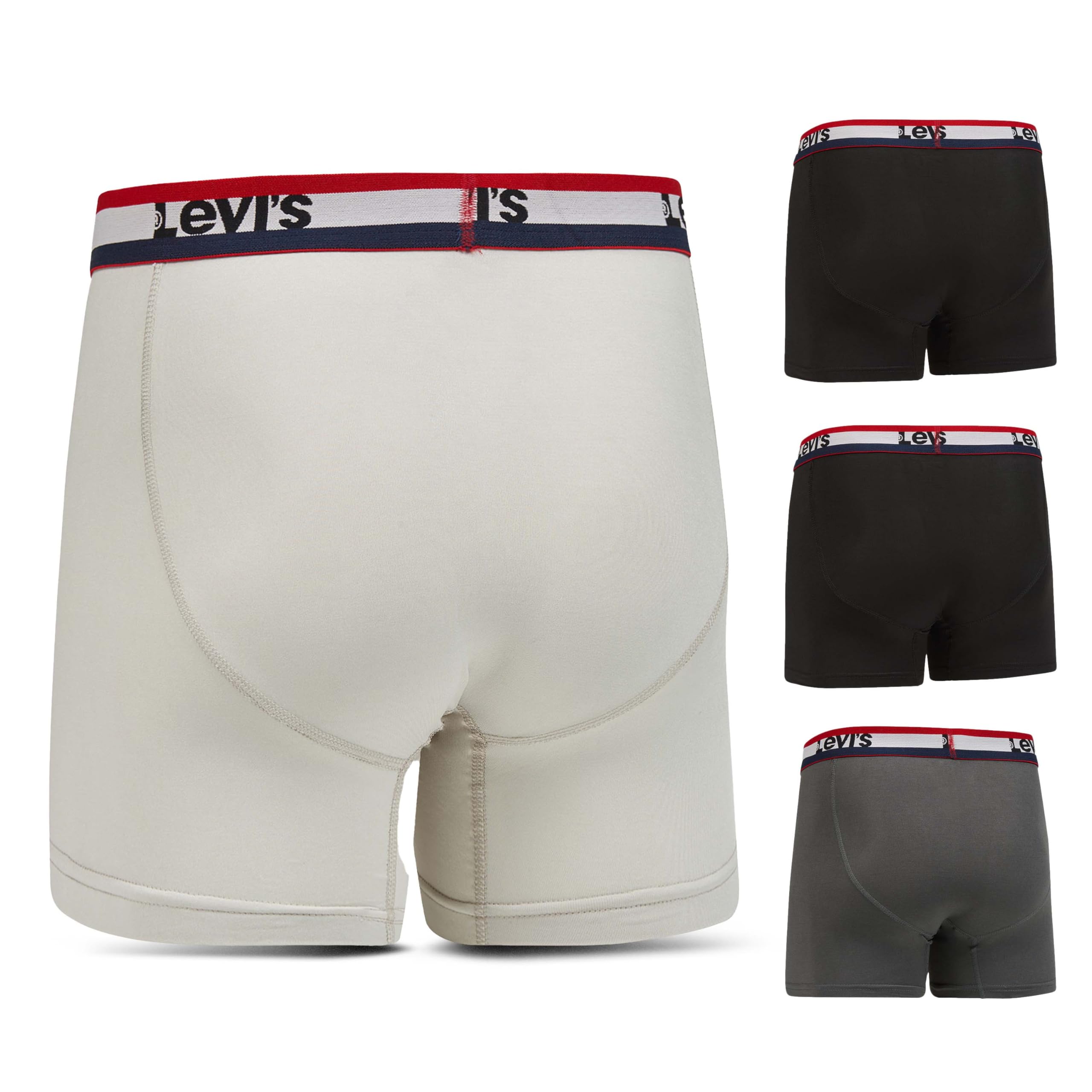 Snapklik.com : Levis Mens Underwear Microfiber Boxer Brief For Men ...