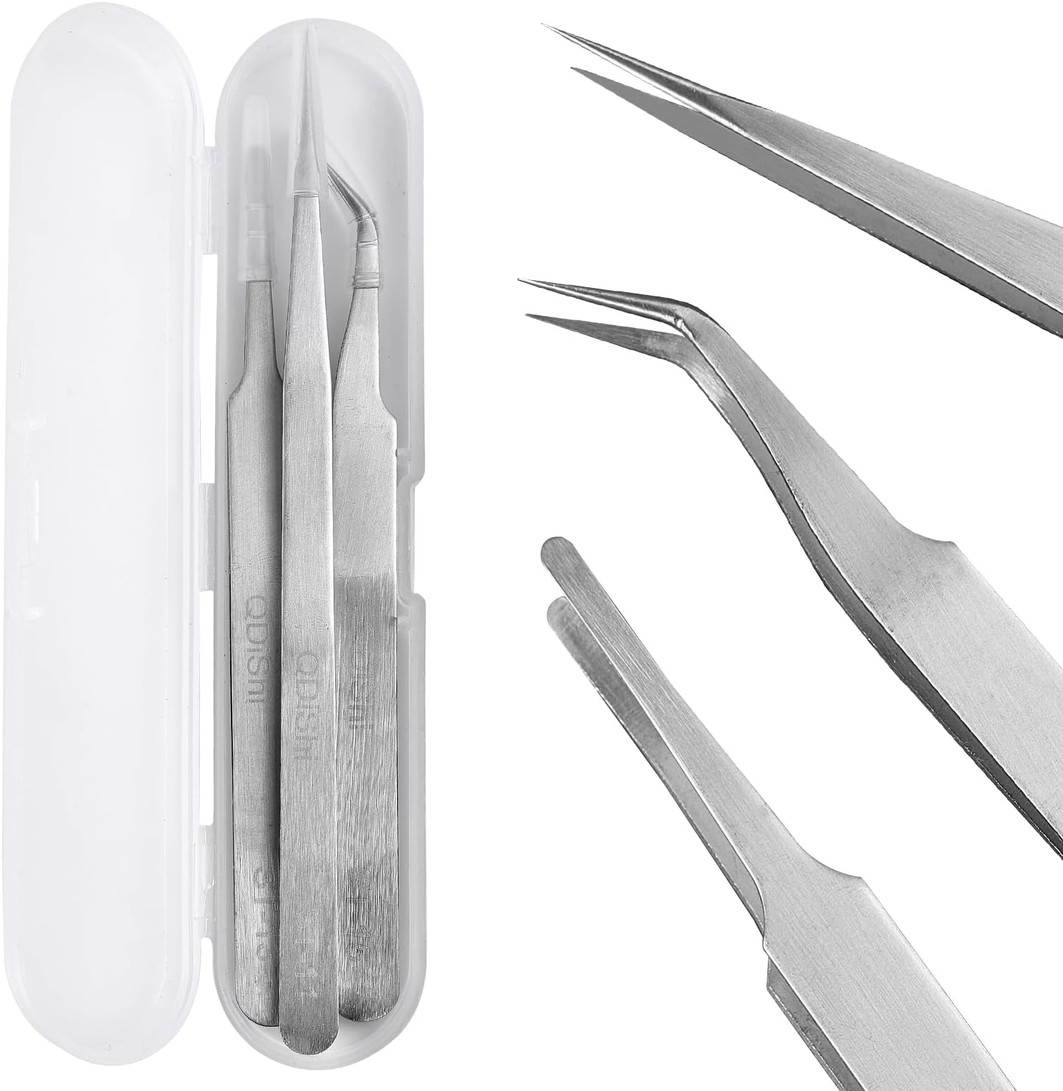 Amazon.com: Tweezers, Precision Tweezers Set, Anti-Static Stainless ...