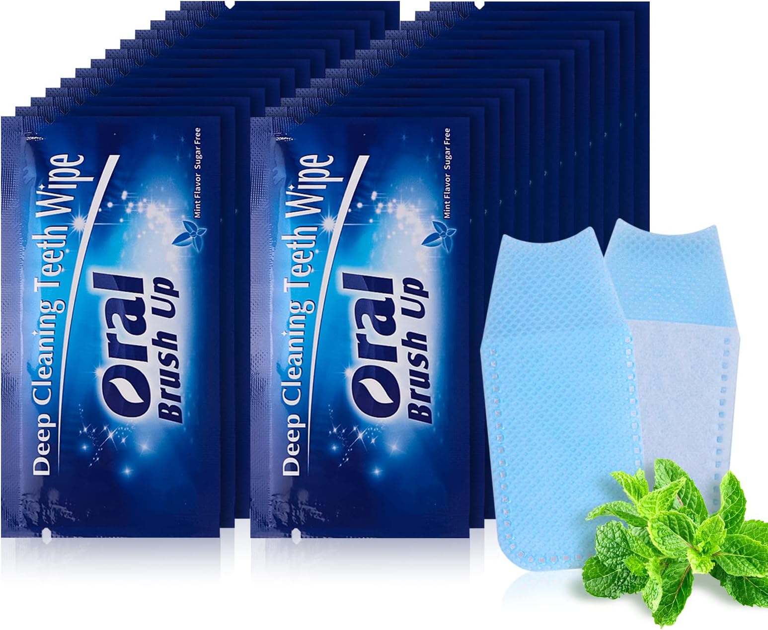 Amazon.com: Gisdo Mint-Flavored Oral Finger Wipes Teeth Whitening Wipes ...
