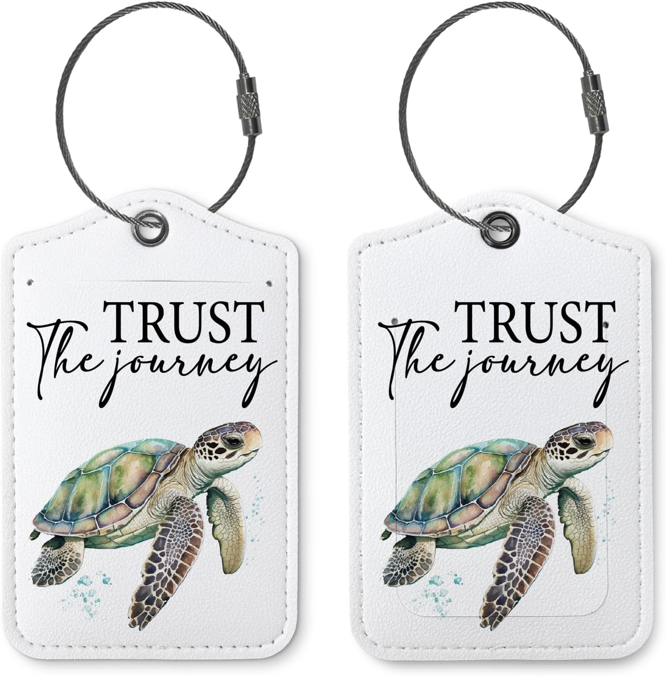 Amazon.com: ZFQ Beach Summer Luggage Tags for Suitcases, Cute Sea ...