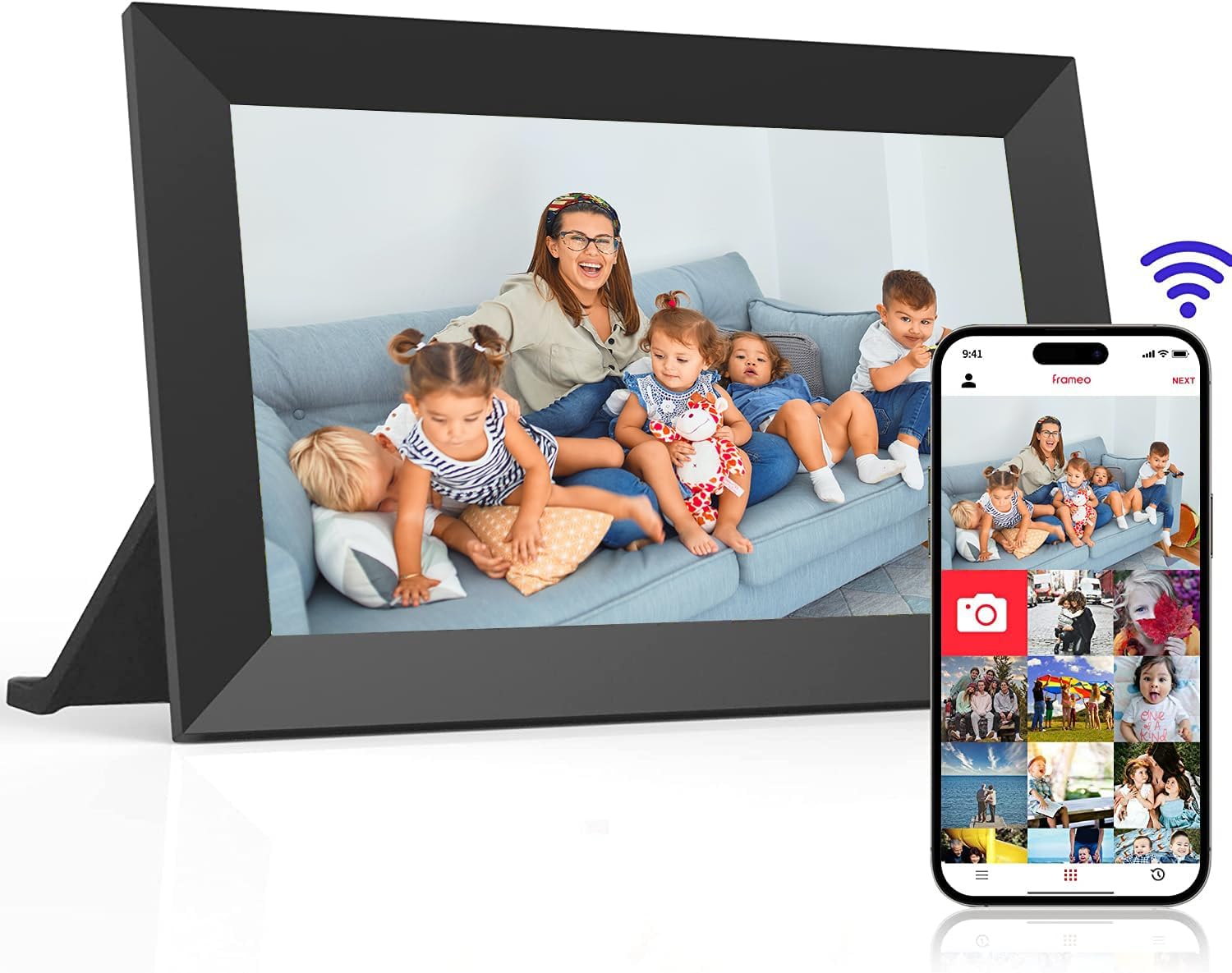 Amazon.com : 10.1 Inch WiFi Touch Screen Digital Picture Frame SGIN ...