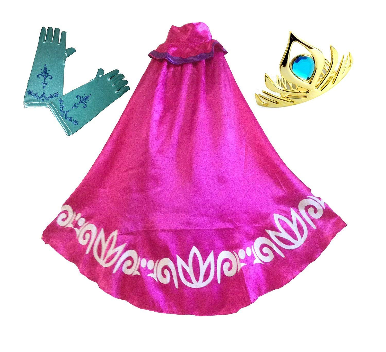 Buy BlueField Swaroser Elsa Coronation Costume Girl s Long Cape Cloak buy-bluefield-swaroser-elsa-coronation-costume-girl-s-long-cape-cloak