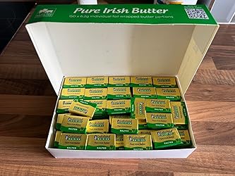 150 x Lakeland Irish Butter Individual Foil Wrapped Portions : Amazon ...