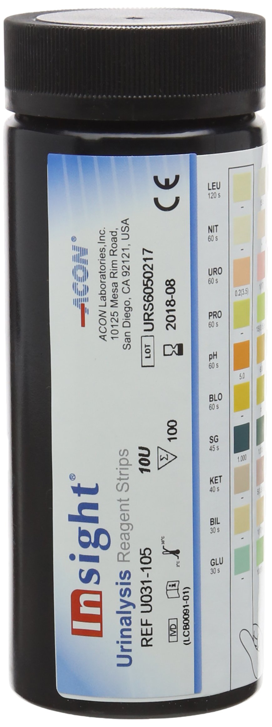 Buy INUS004 Urinalysis Reagent Strips, 10 Parameter Online at ...