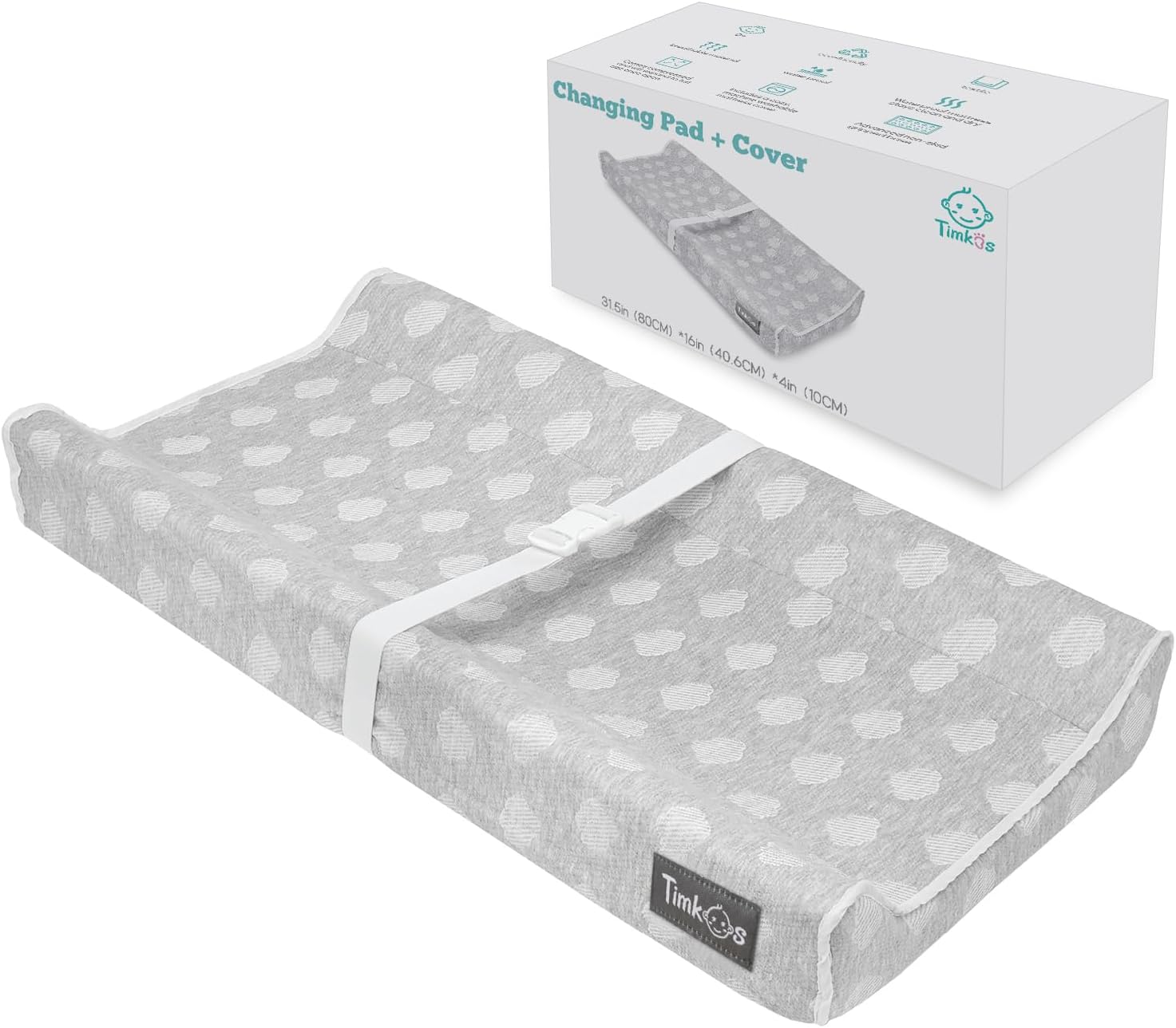 Timkos Baby Change Pad, Baby Change Mat Baby Change Table, Waterproof ...