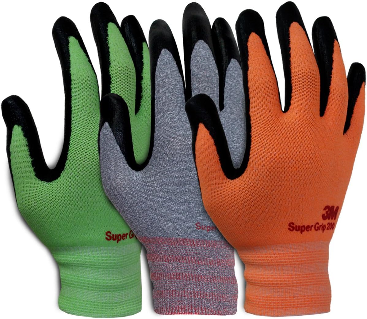 3M Super Grip Garden Work Gloves- 3 PACK (Large) : Amazon.ca: Tools ...