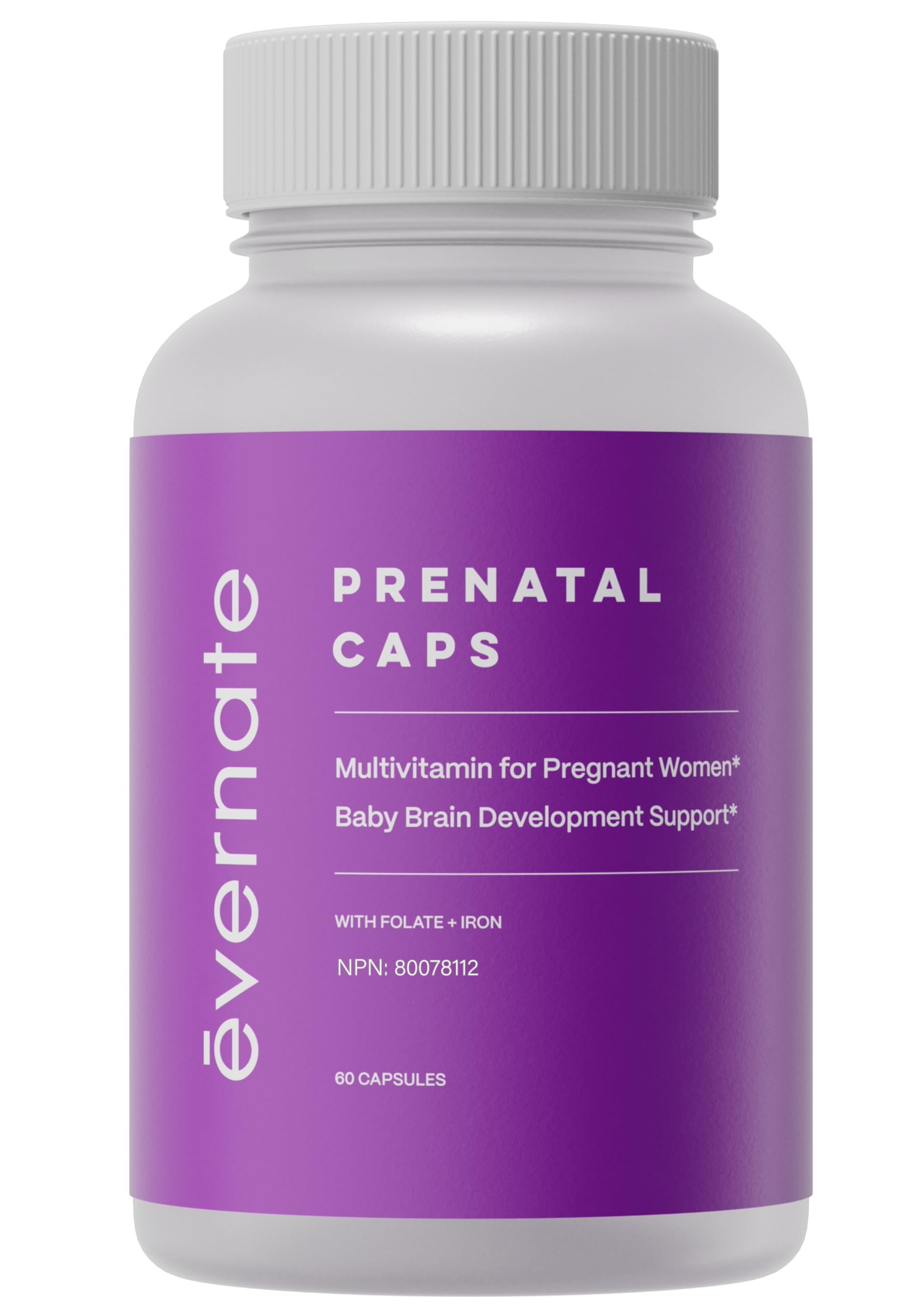 Amazon.com: Evernate Prenatal Caps | Organic Prenatal Vitamins for ...