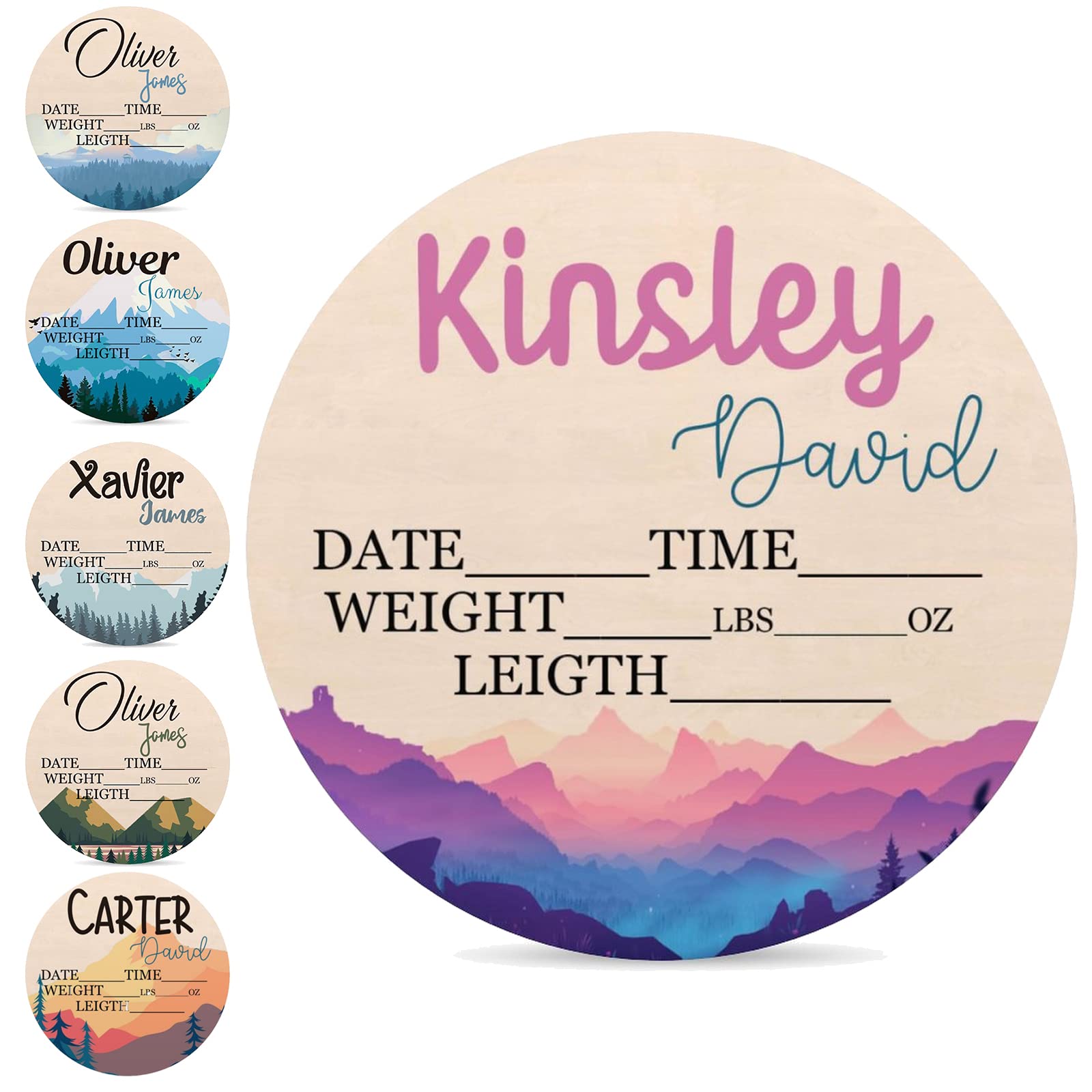 Buy Baby Announcement Sign for Hospital Baby Announcement Sign Boy Girl ...