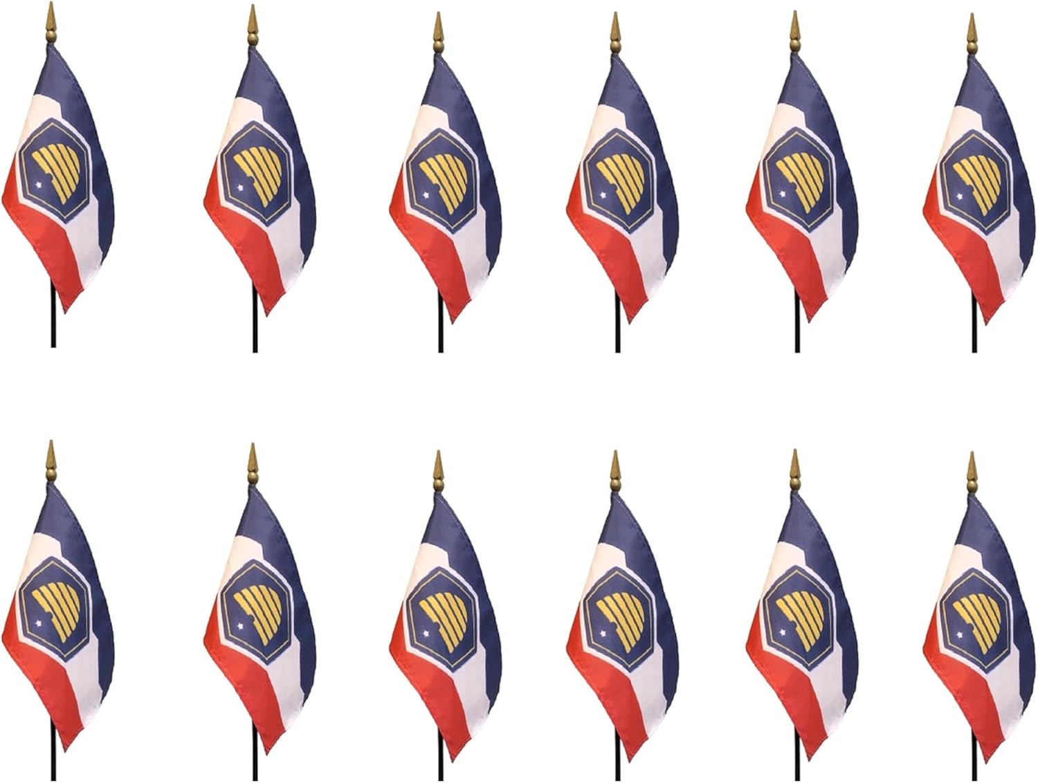 Amazon.com: Box of 12 Utah 4x6 Table Table Flags; 12 Made in the US ...