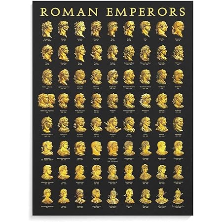 Amazon.com: Roman Emperors Poster 24x18: Collectible Coins: Posters ...