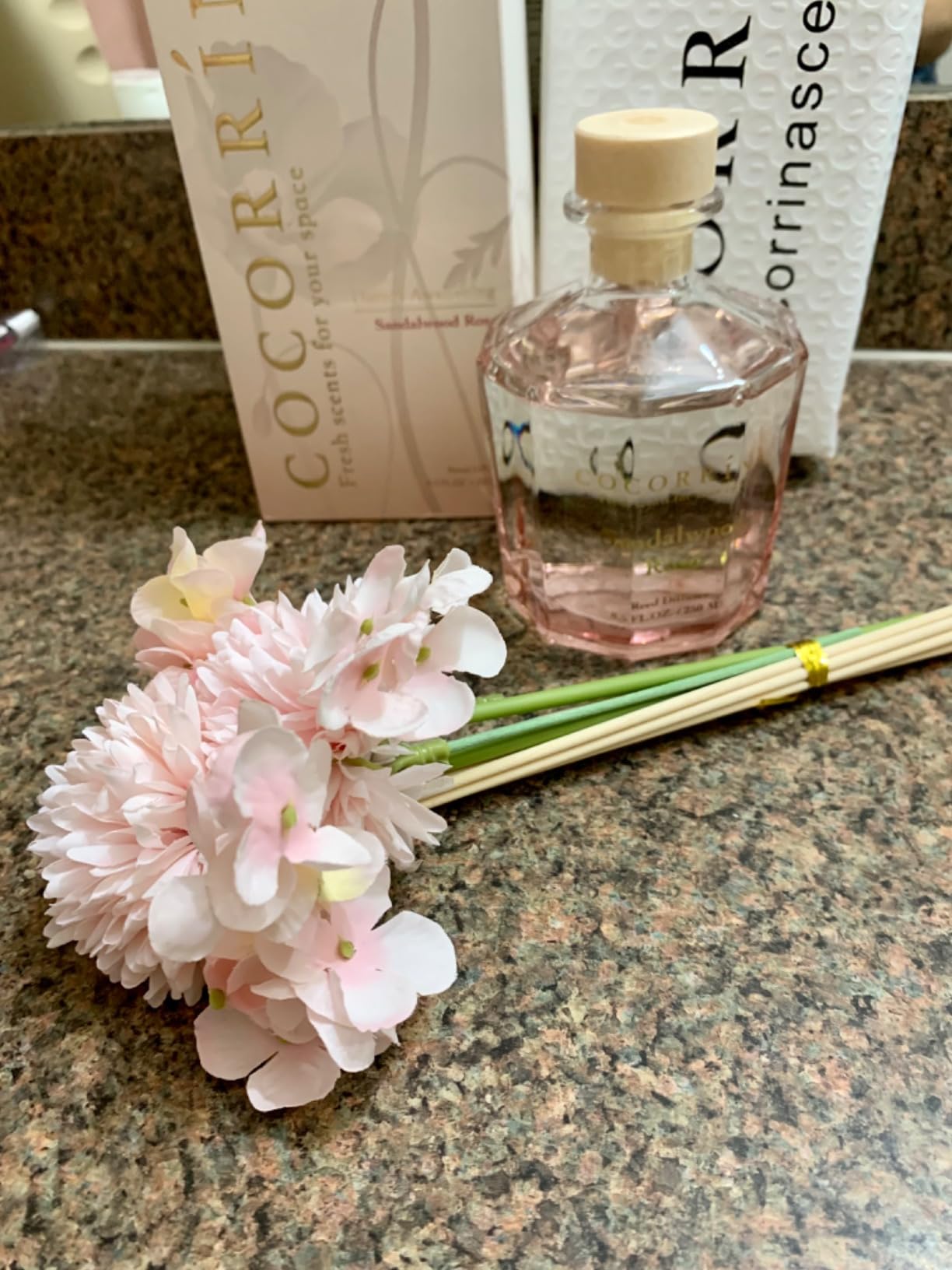 6 Mo Finance Cocorrína Reed Diffuser Cashmere Vanilla Flower Reed