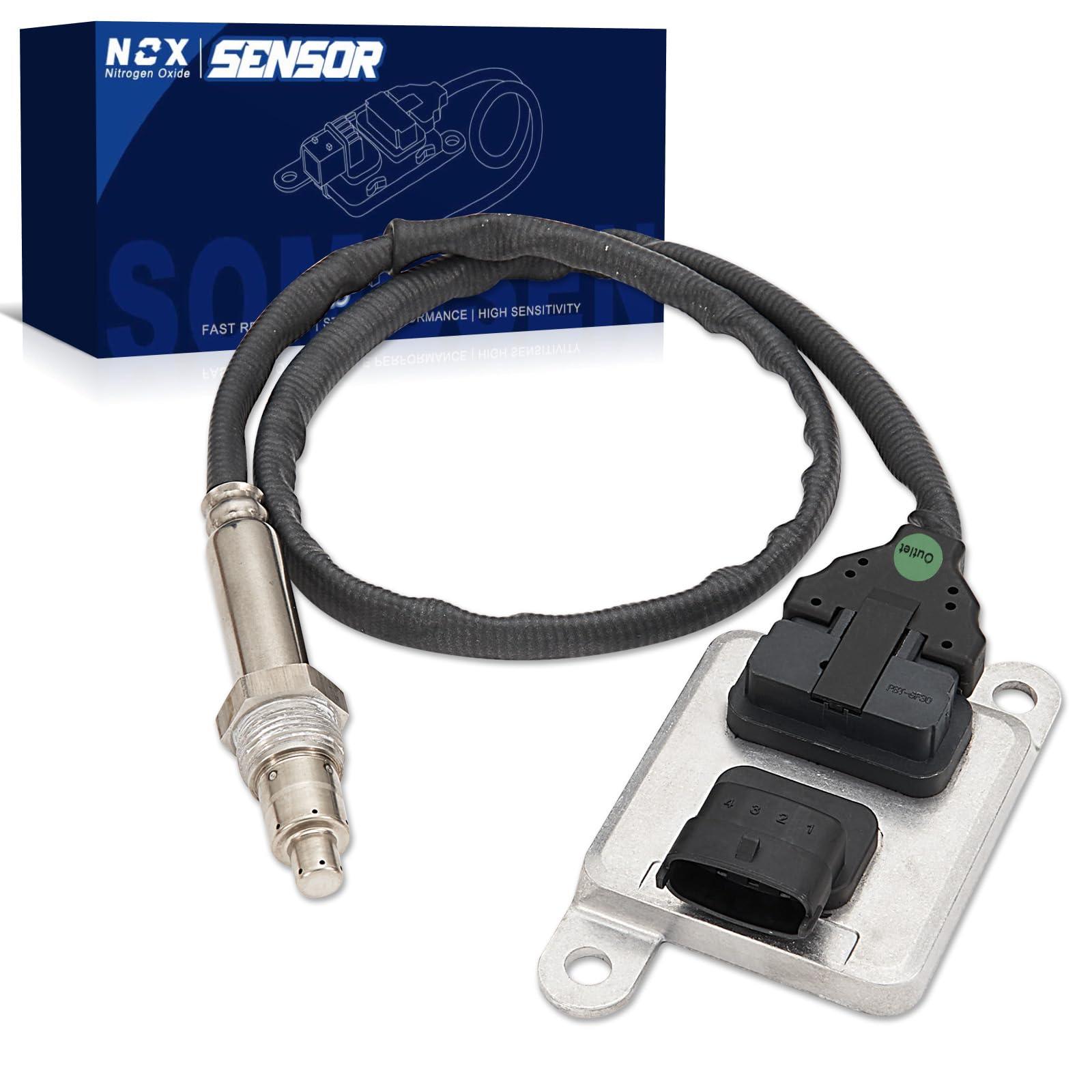 Snapklik.com : Somusen 68085740AA Outlet Downstream NOx Nitric Oxide ...