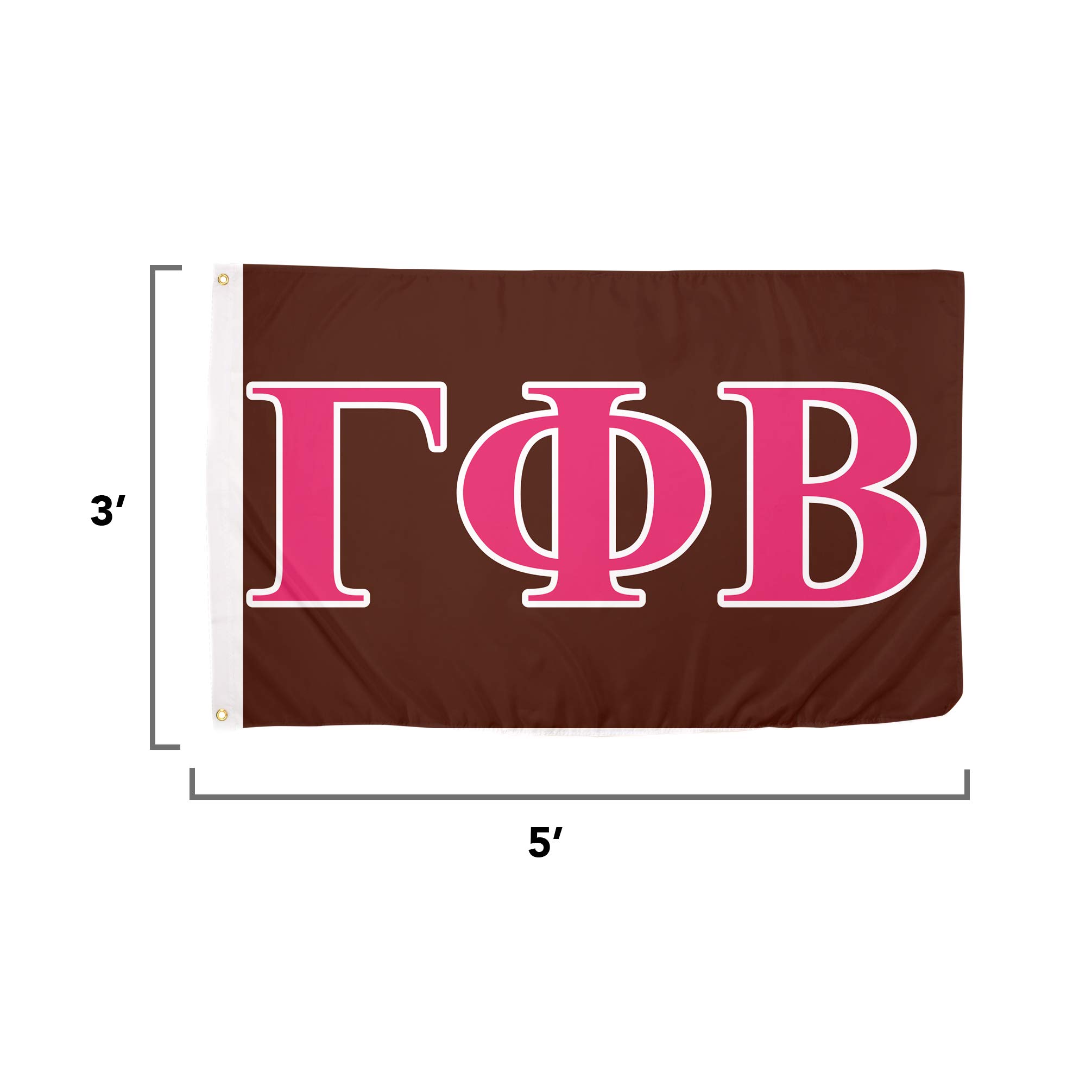 Gamma Phi Beta Letters Blue