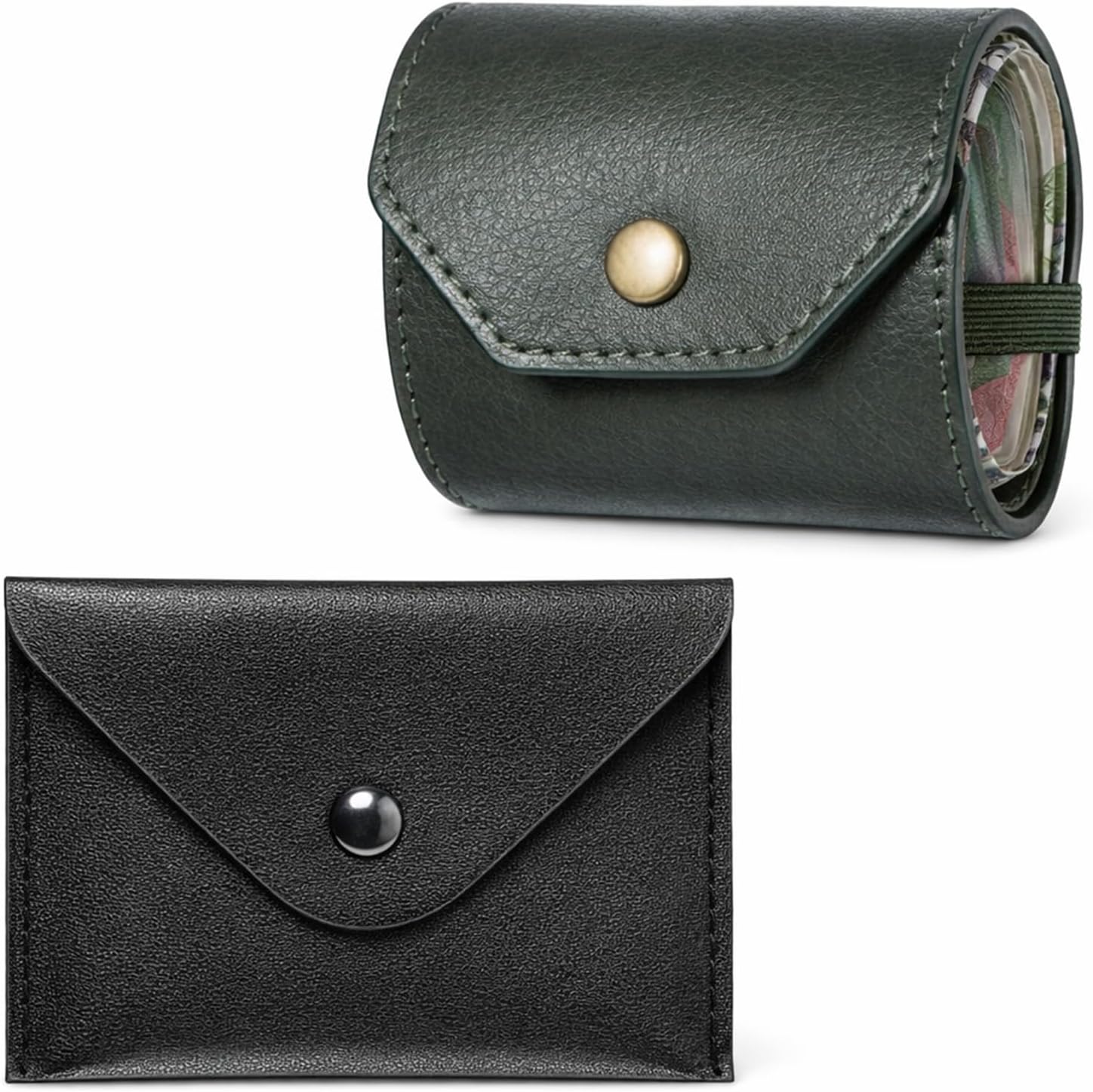 Amazon.com: Gemoioio Slim Cash Wallet 2-Pack – Quick Access Card Holder ...