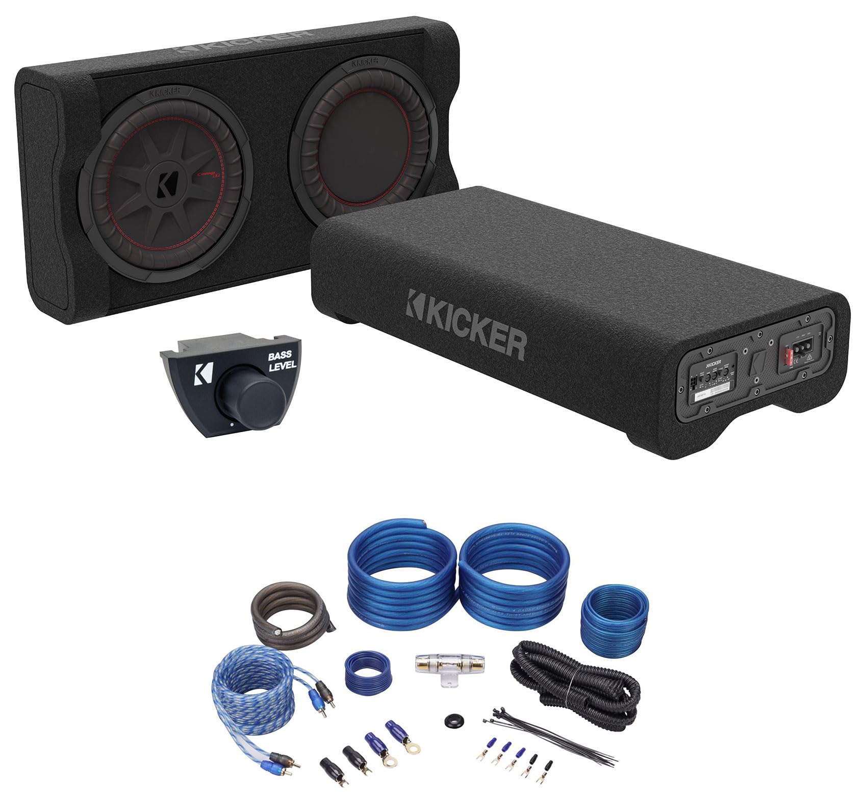 Amazon.com: Audiosavings Bundle: Kicker 51PTRTP10 Powered Down-Fire ...