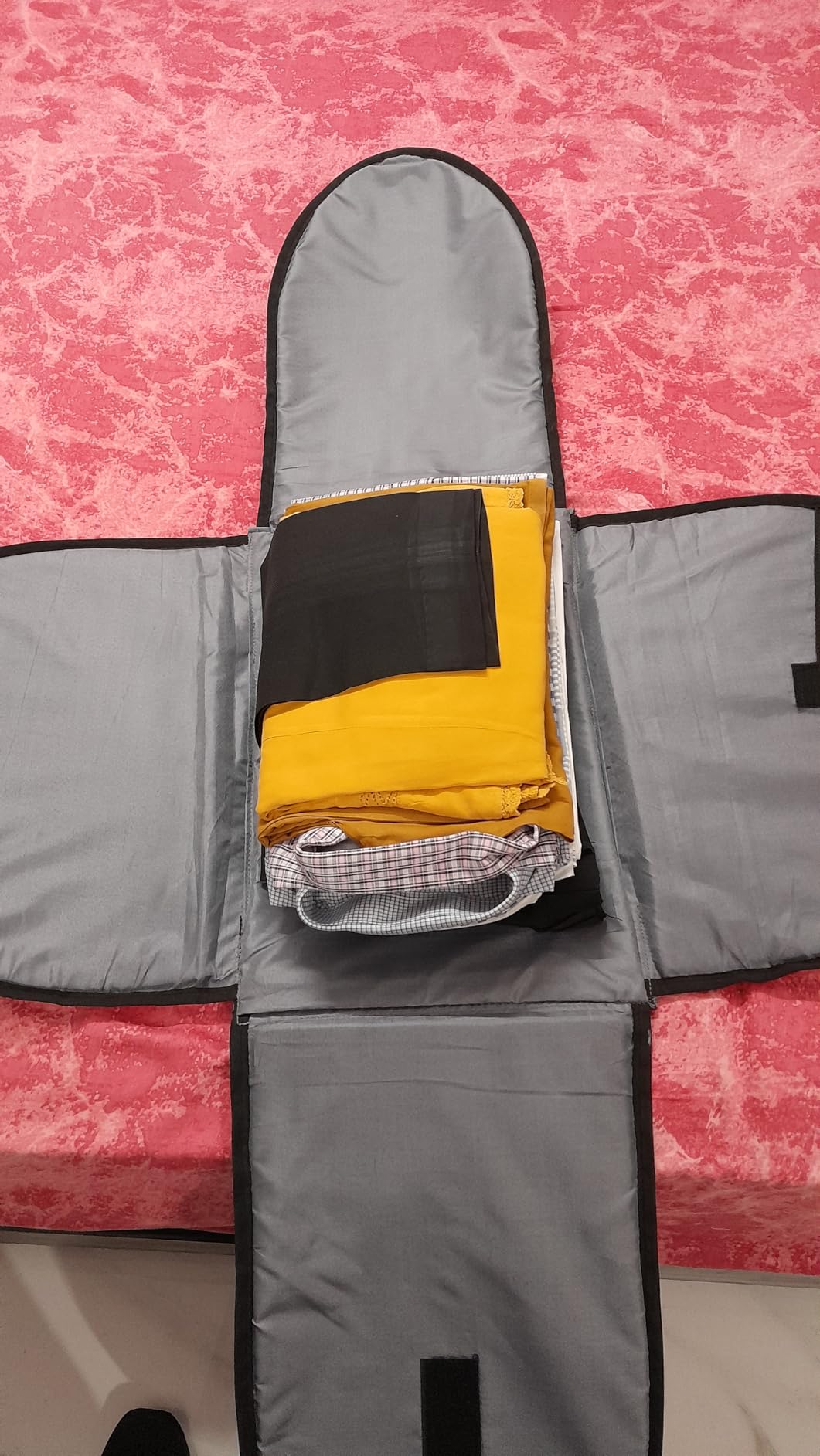 TRIAGE Iron Laundry Bag (Maroon) - Carry on bag for Ironed clothes ...
