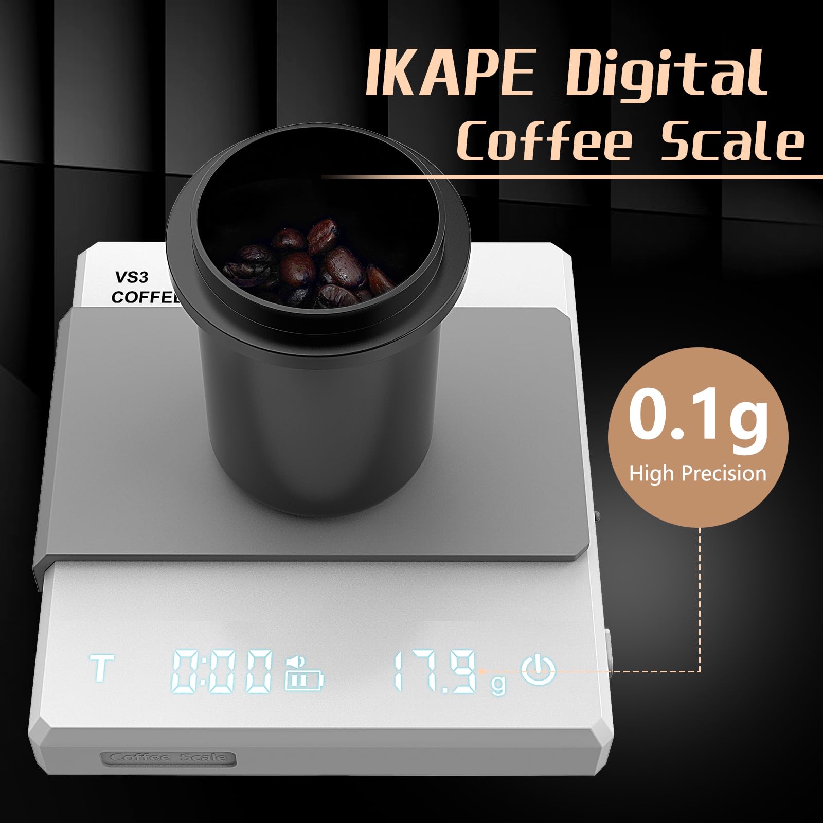 Snapklik.com : IKAPE Digital Coffee Scale