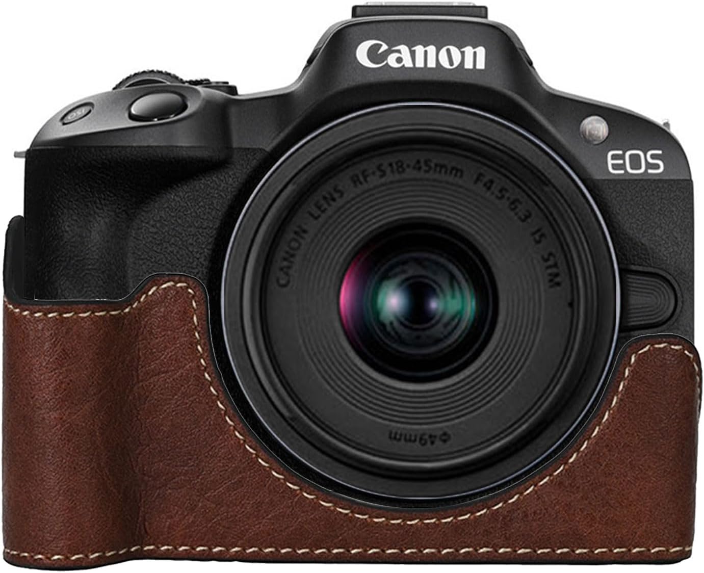 Amazon.com : Camera Case for Canon EOS R50 Camera Half Cover Case Grip ...