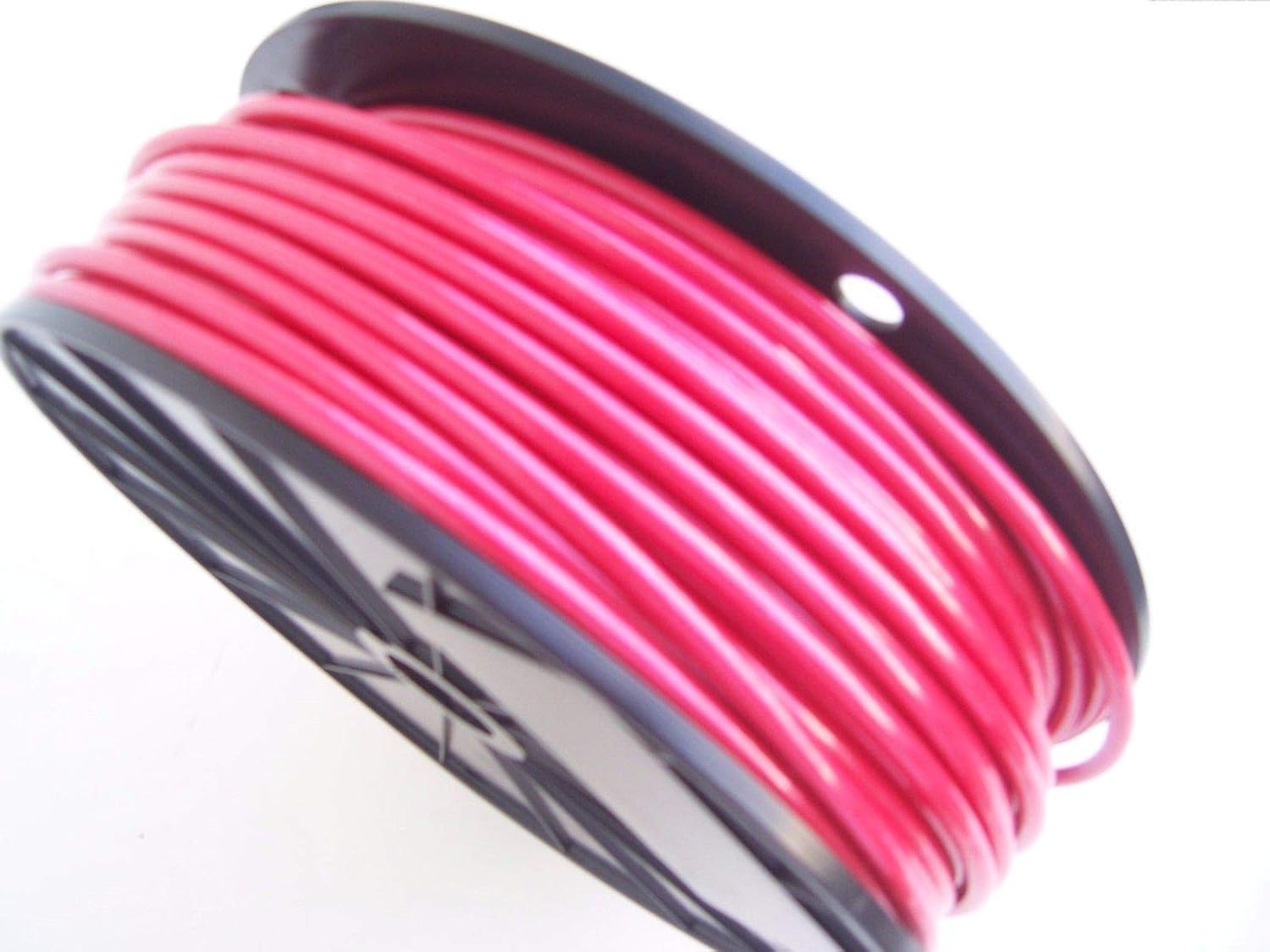 RED Vinyl Coated Cable Wire Rope, 1/8" - 3/16", 7x7, 500 ft Reel ...