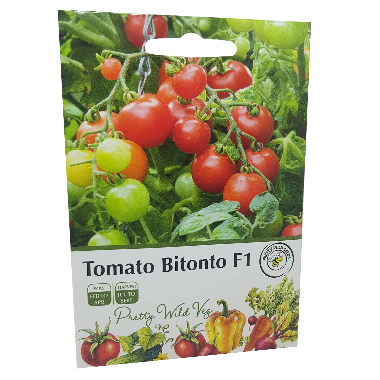 Tomato Bitonto F1 Seeds in Pictorial Packet from a UK Seller Dwarf Bush ...