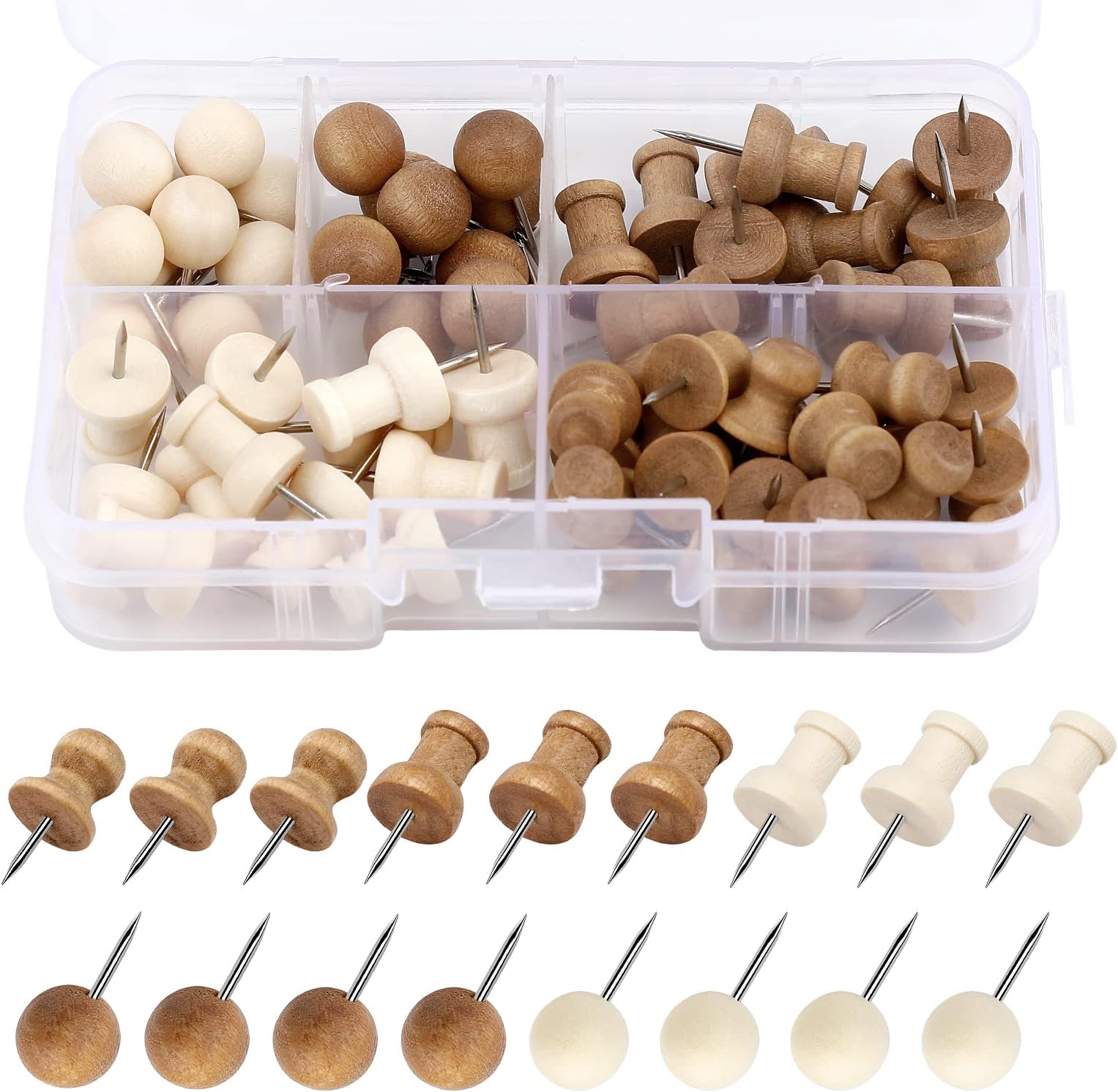 Amazon.com: Push Pins, Thumb Tacks, Decorative Push Pins for Cork Board ...