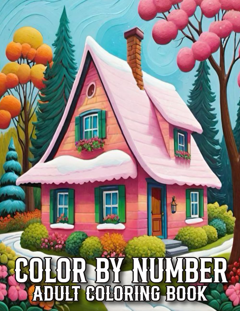 Color By Number Adult Coloring Book: New 101 Pages Color By Number ...