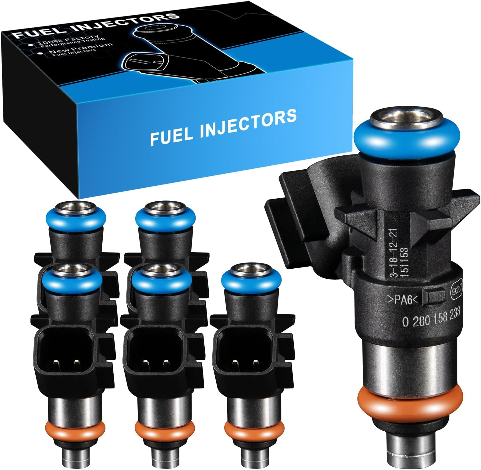 Amazon.com: BDFHYK Fuel Injector 0280158233 Compatible with 2011-2017 ...