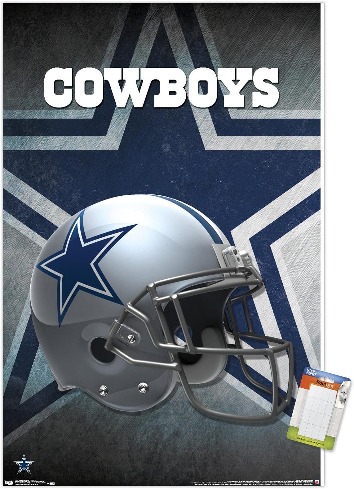 Amazon.com: Trends International NFL Dallas Cowboys - Drip Helmet 20 ...