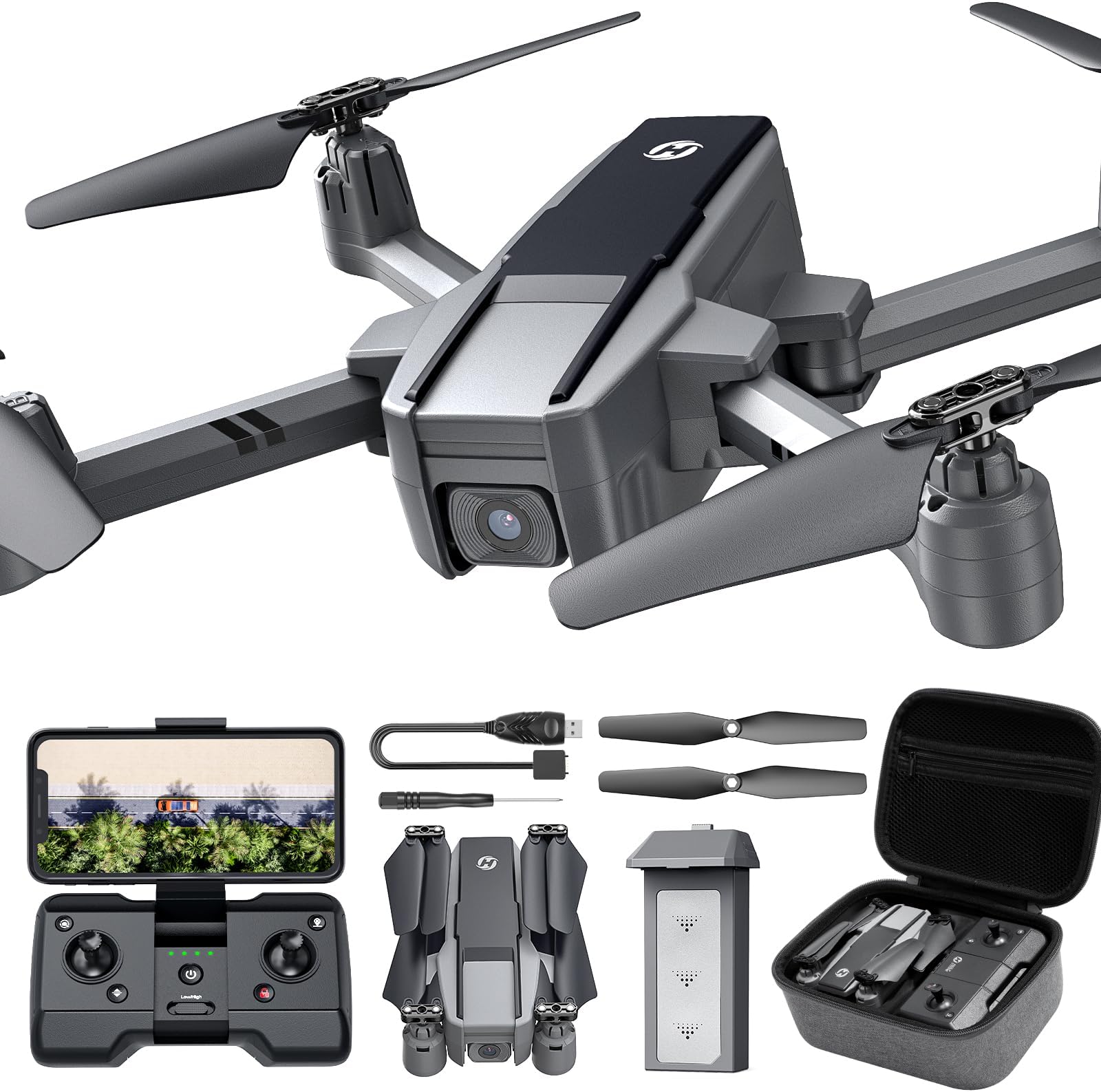 Amazon.com: E88 Pro Drone with 4K Camera, WiFi FPV 1080P HD Dual ...