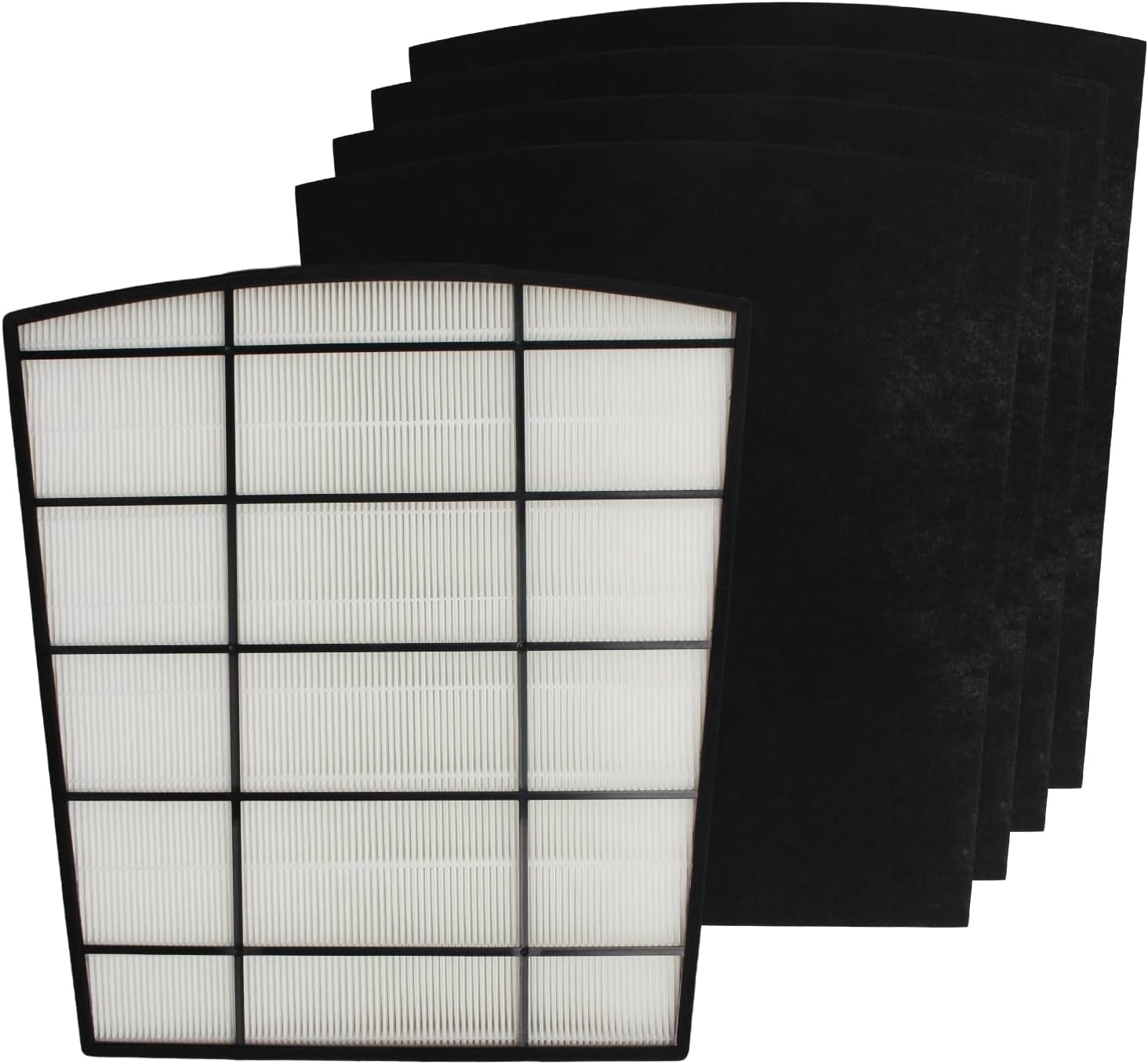 Amazon.com: SUNJIKA Air Purifier Filter Replacement Filter True HEPA ...
