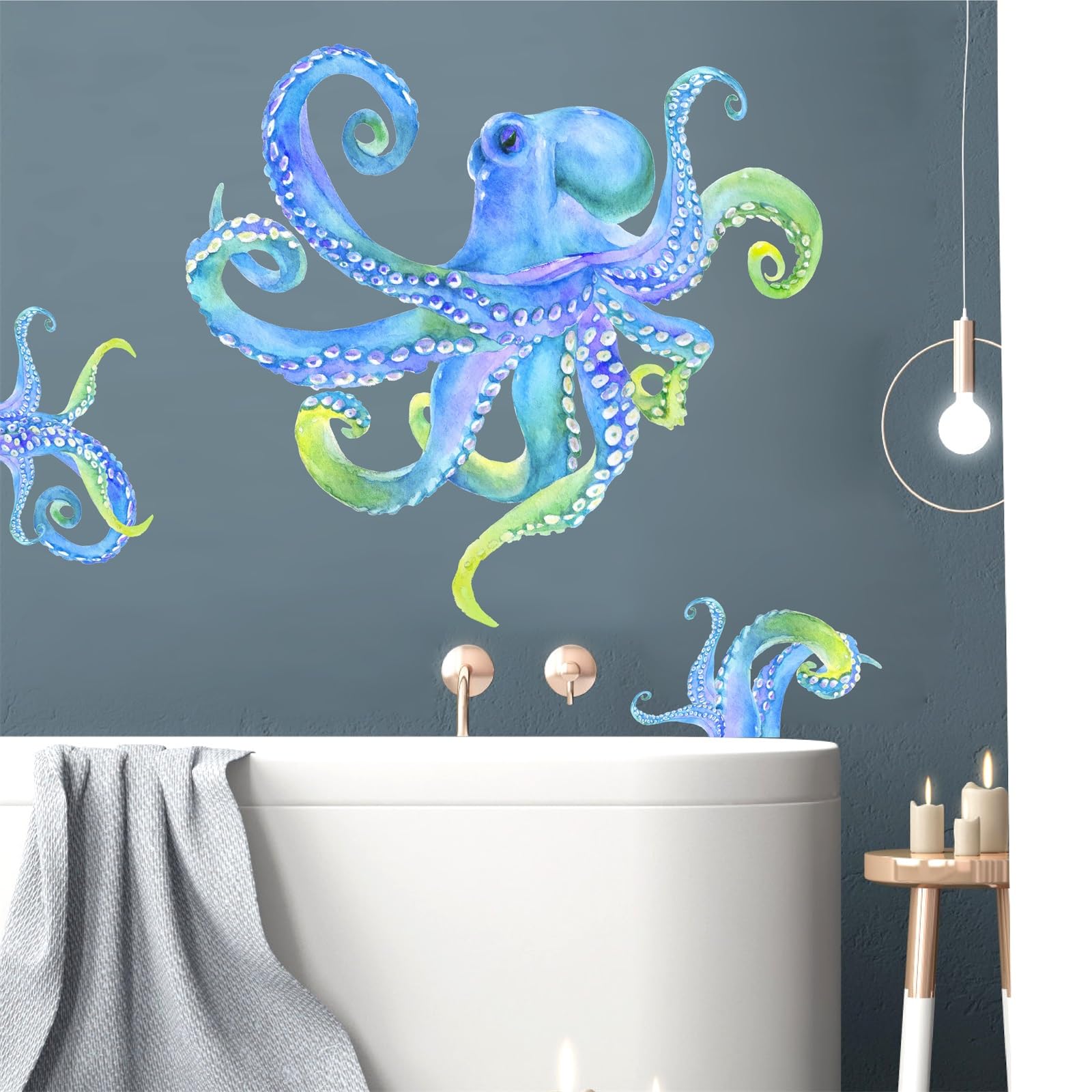 Wall Decal Octopus Octopus Muursticker TenStickers