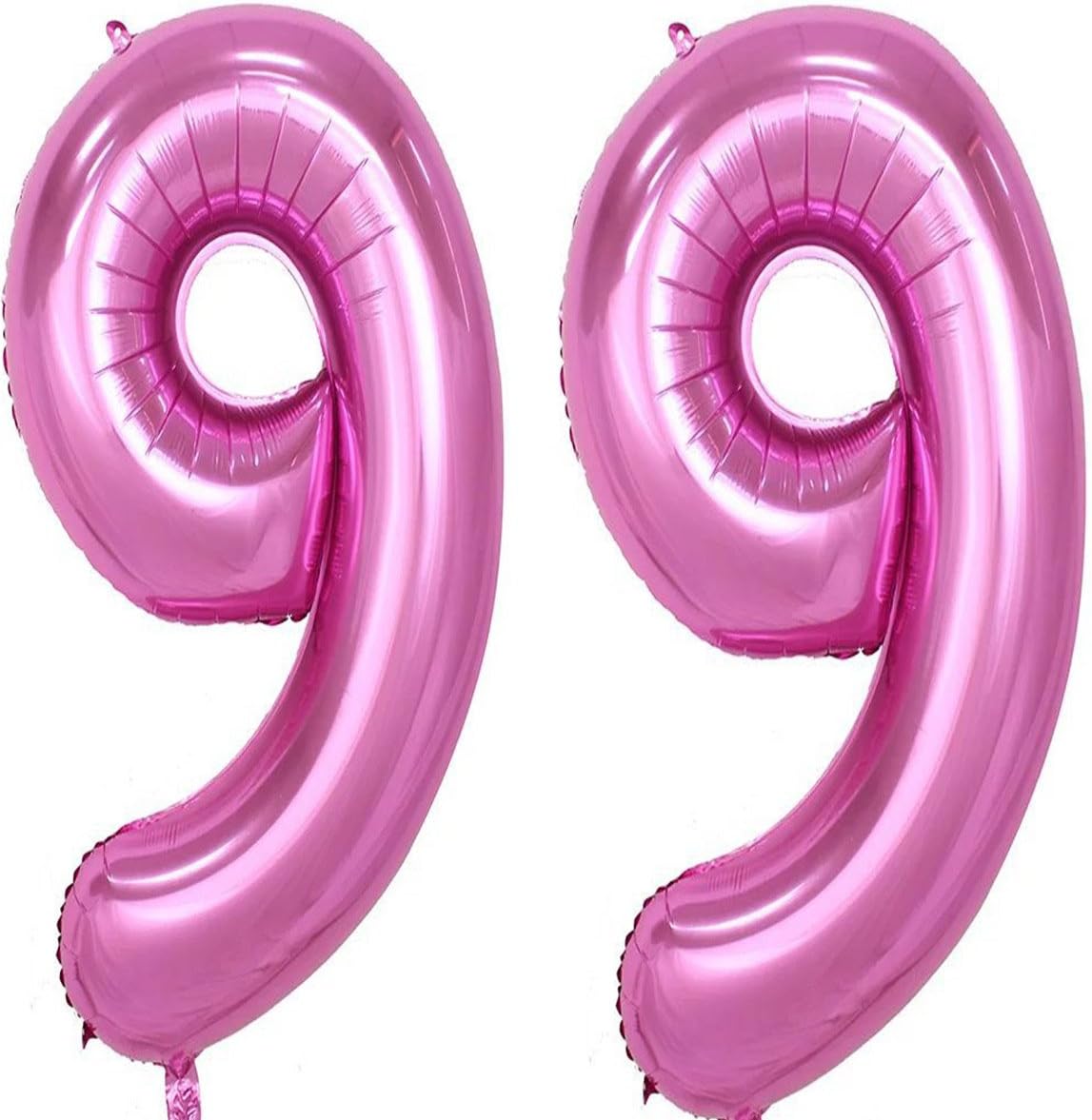 Amazon.com: 40inch Pink Foil 99 Helium Jumbo Digital Number Balloons ...